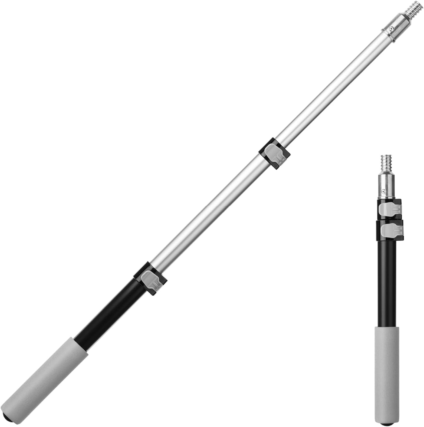 Bates- Extension Pole, 1.4 to 3 Ft Pole, Black & Gray, ‎Telescoping ...