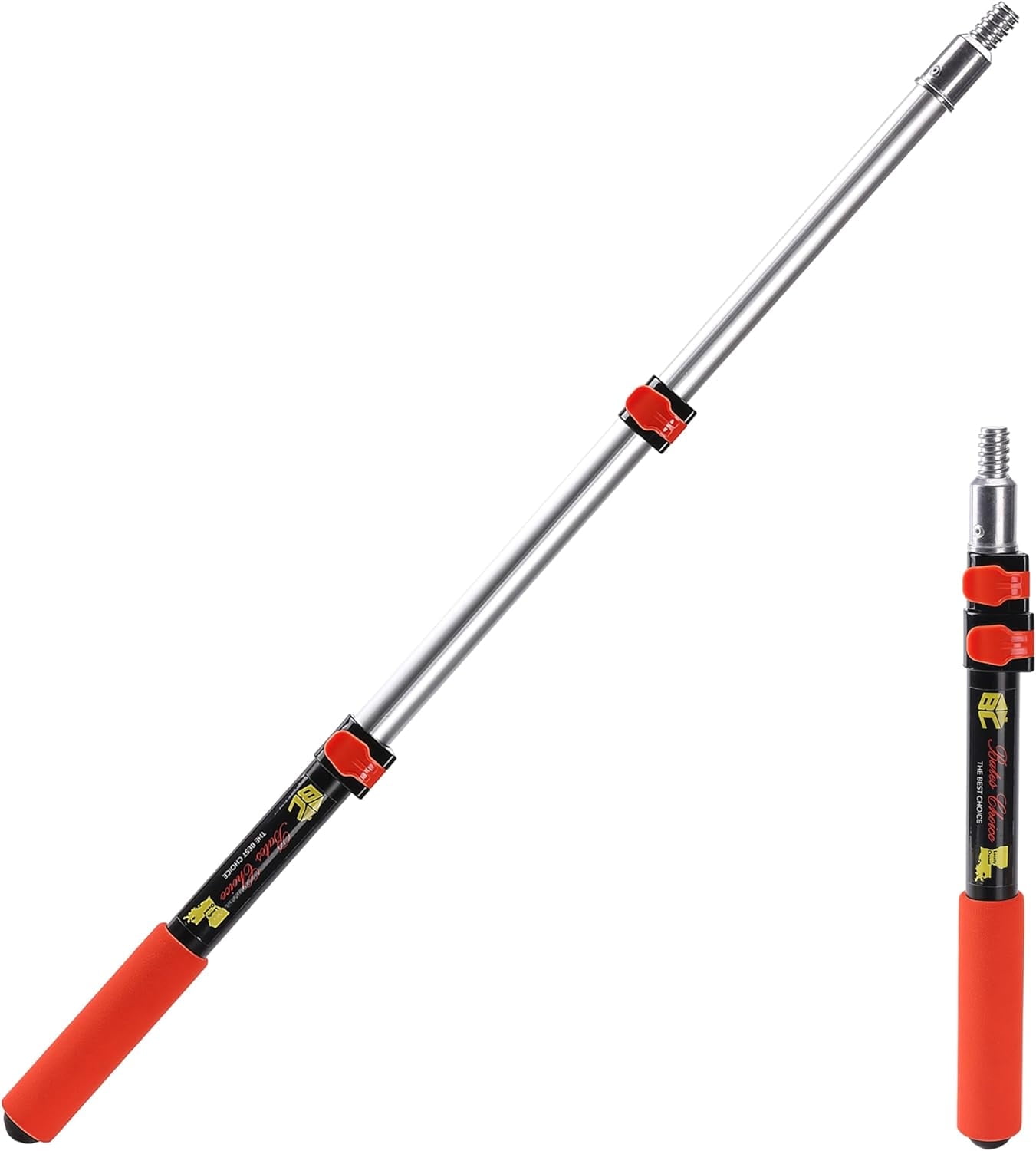 Bates- Extension Pole, 1.4 to 3 Ft Pole, ?Black and Orange - Walmart.com