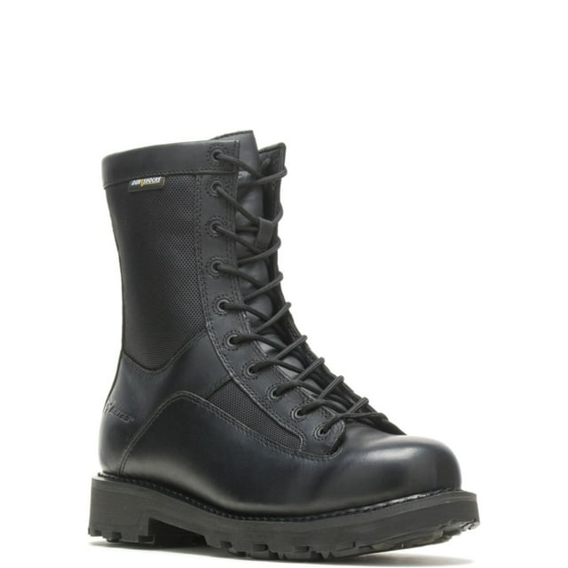 Bates Men's 8" DuraShocks Lace-to-Toe Side Zip Boot Black - E03140 ...