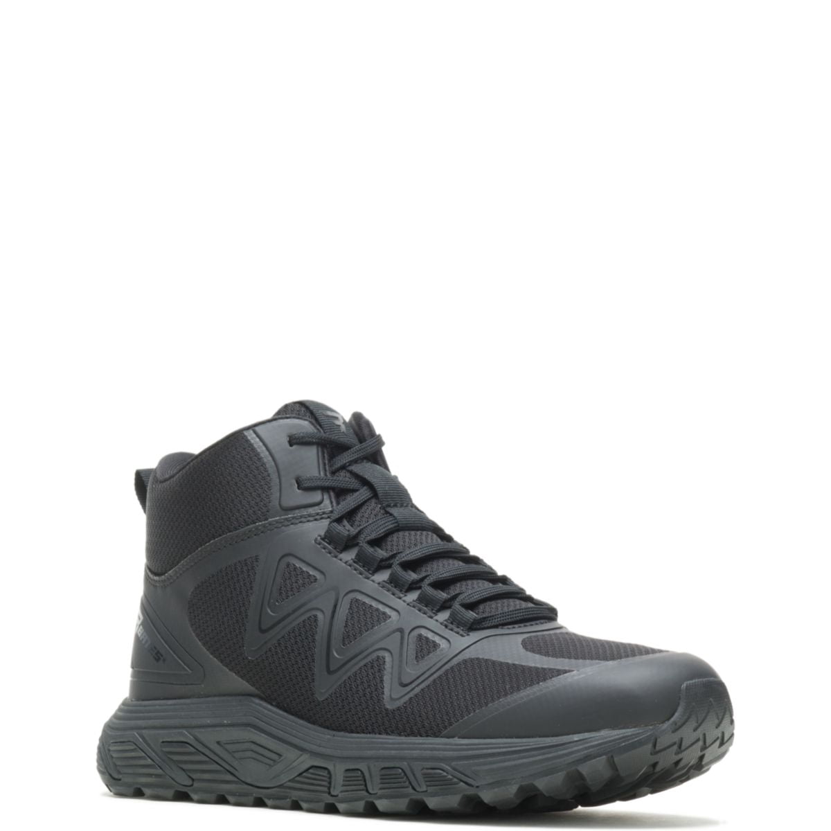 Bates Men's Rush Mid Slip Resistant Boot Black - E01040 - Walmart.com