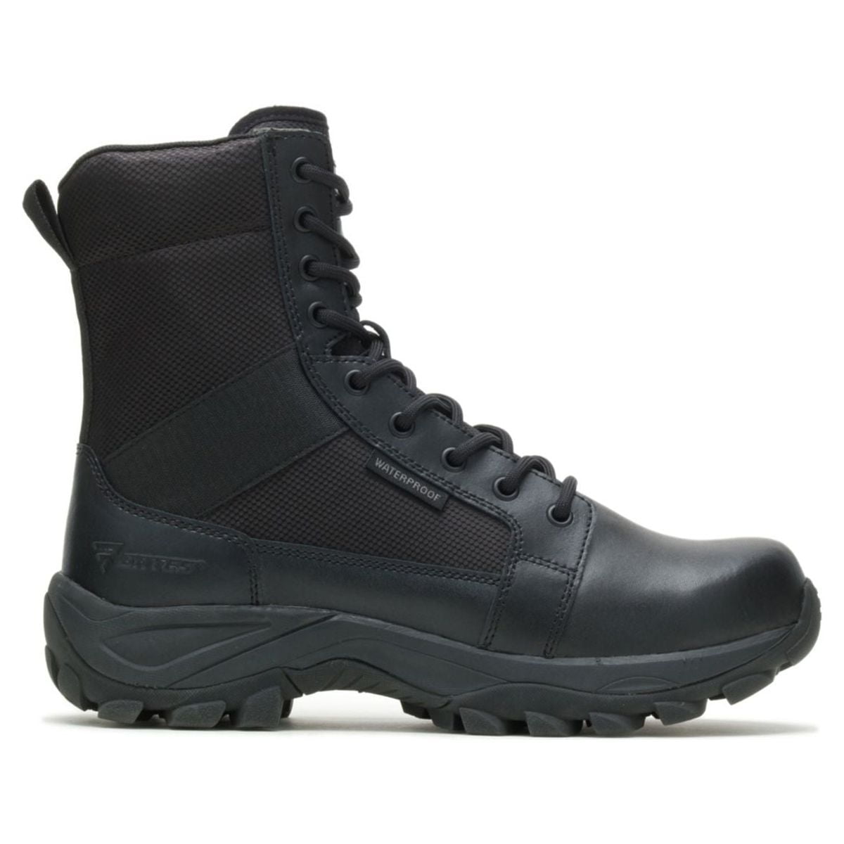 Bates Men's Fuse Side Zip Waterproof Outdoor Work Boots in Black ...
