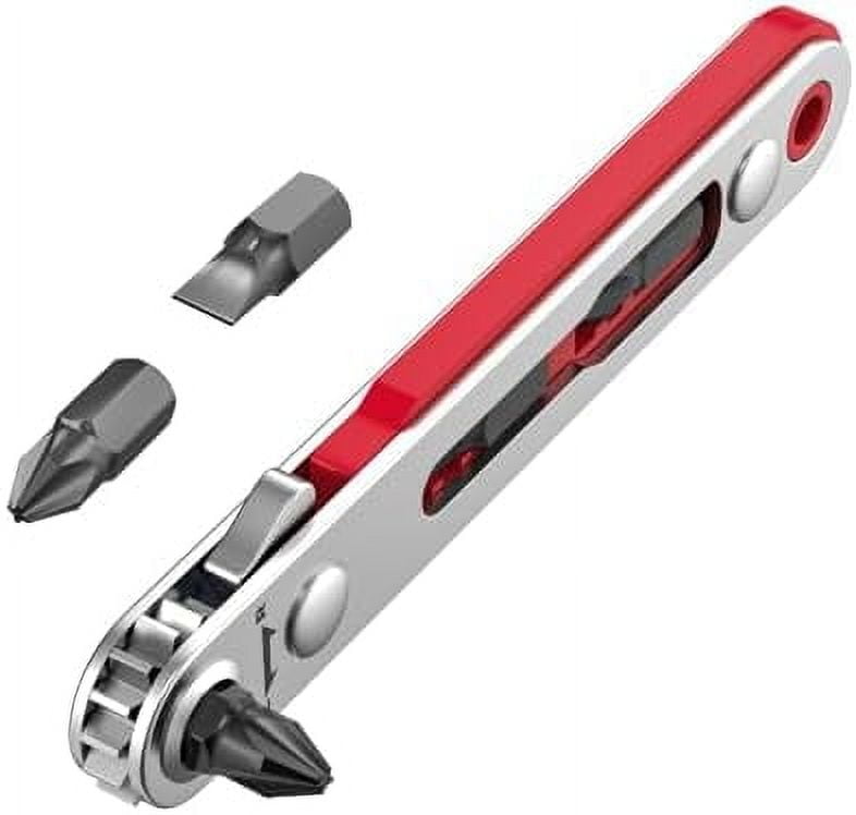 Bates- Mini Ratchet Wrench Screwdriver, 1/4" Magnetic 90 Degree ...
