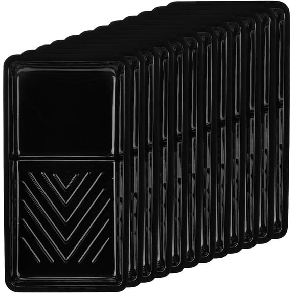 Bates- Paint Tray Liner, 4 Inch, 12 Pack, Black Paint Pans Trays ...
