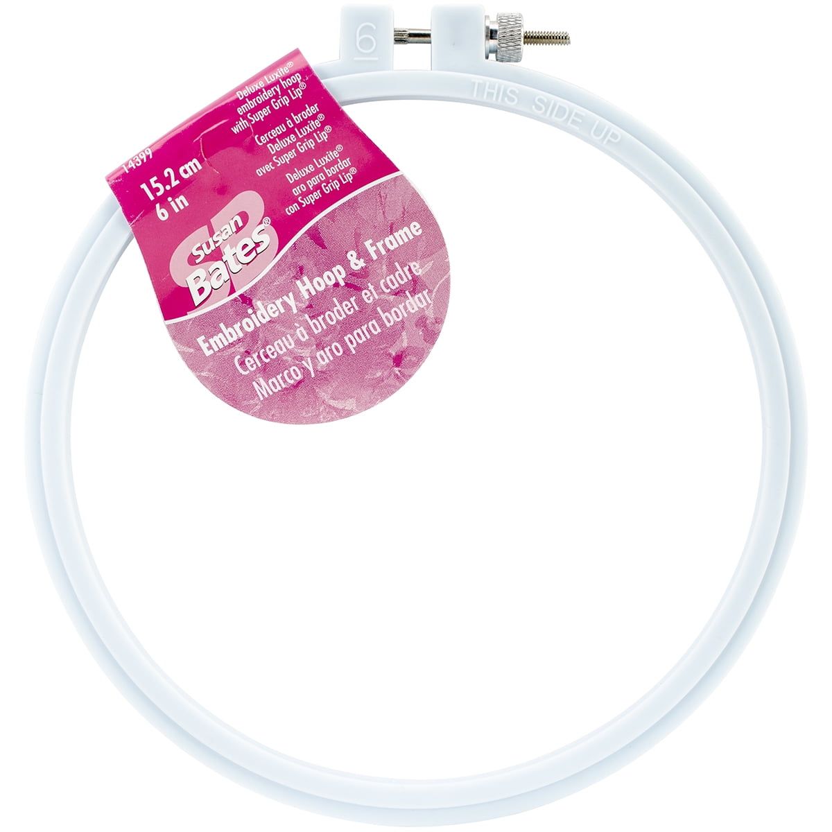 Bates Plastic Embroidery Hoop - Light Blue-Size 6" - Walmart.com