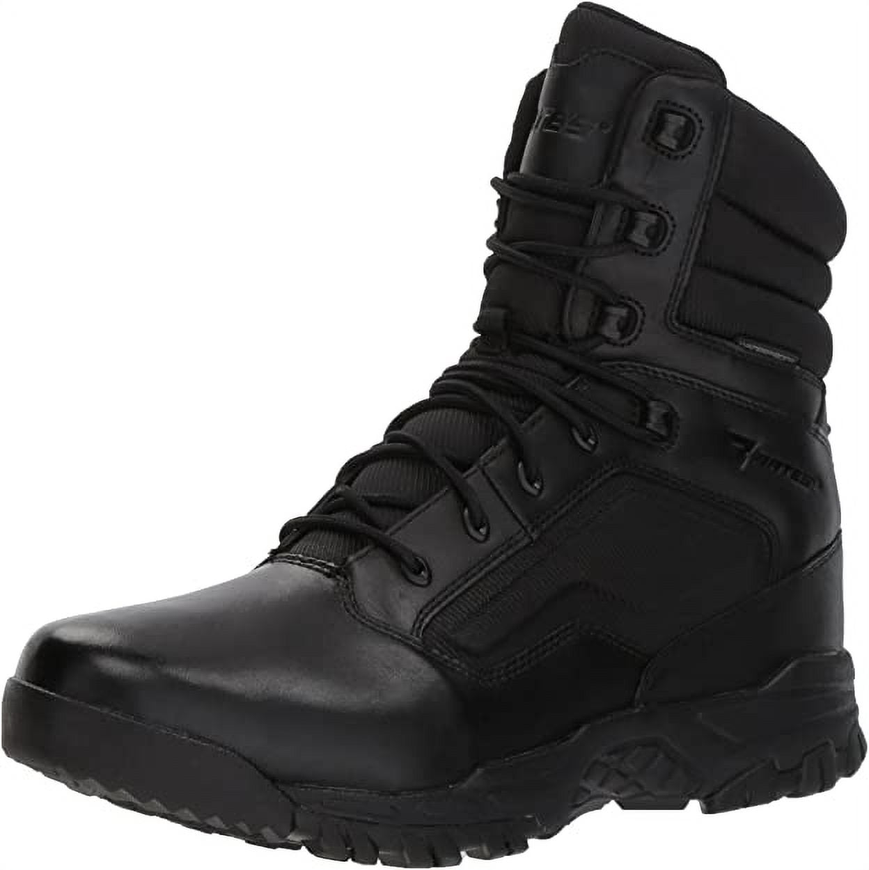 Bates Siege 8 Leather/Nylon Waterproof Side Zip Men's Boot, Black-M-14 ...