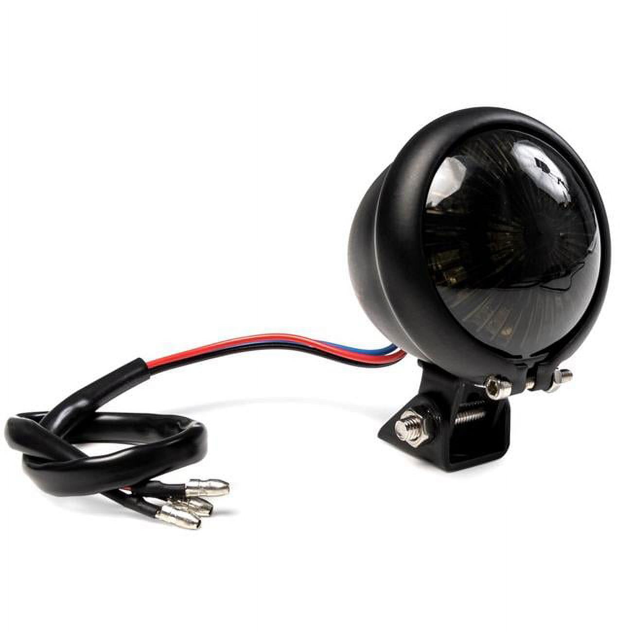 Bates-Style Mini LED Tail Light with Lens, Black with Smoke - Walmart.com