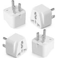 Bates- Universal Adapter, 4 Pack, Travel Adapter, UK to US Plug Adapter ...