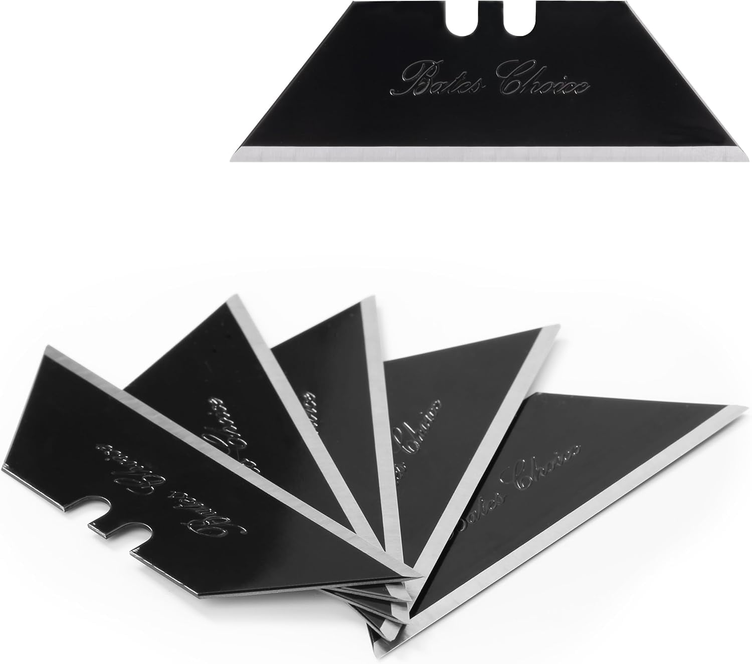Bates Choice Utility Knife Blades, 40 Pack Razor and Box Cutter Refills ...