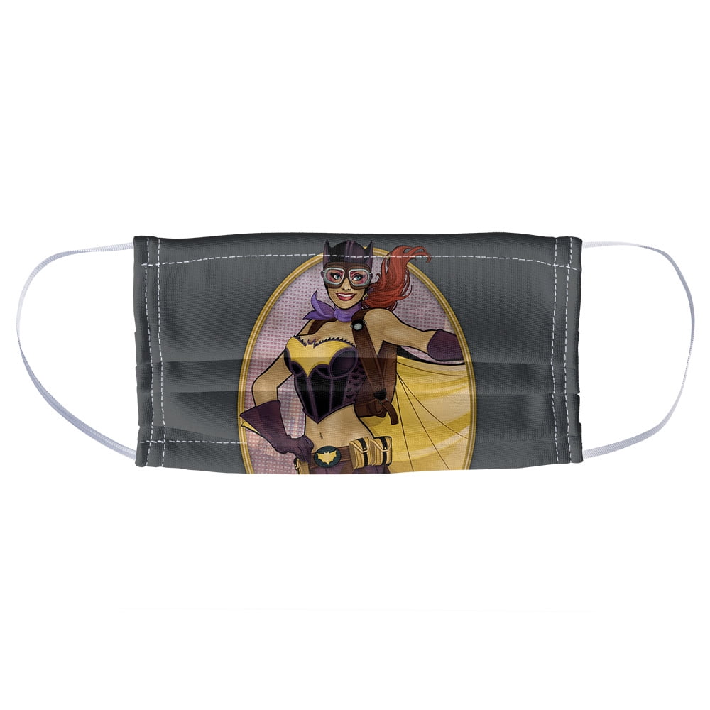 Batgirl Bombshell 1-Ply Reusable Face Mask Covering, Unisex - Walmart.com