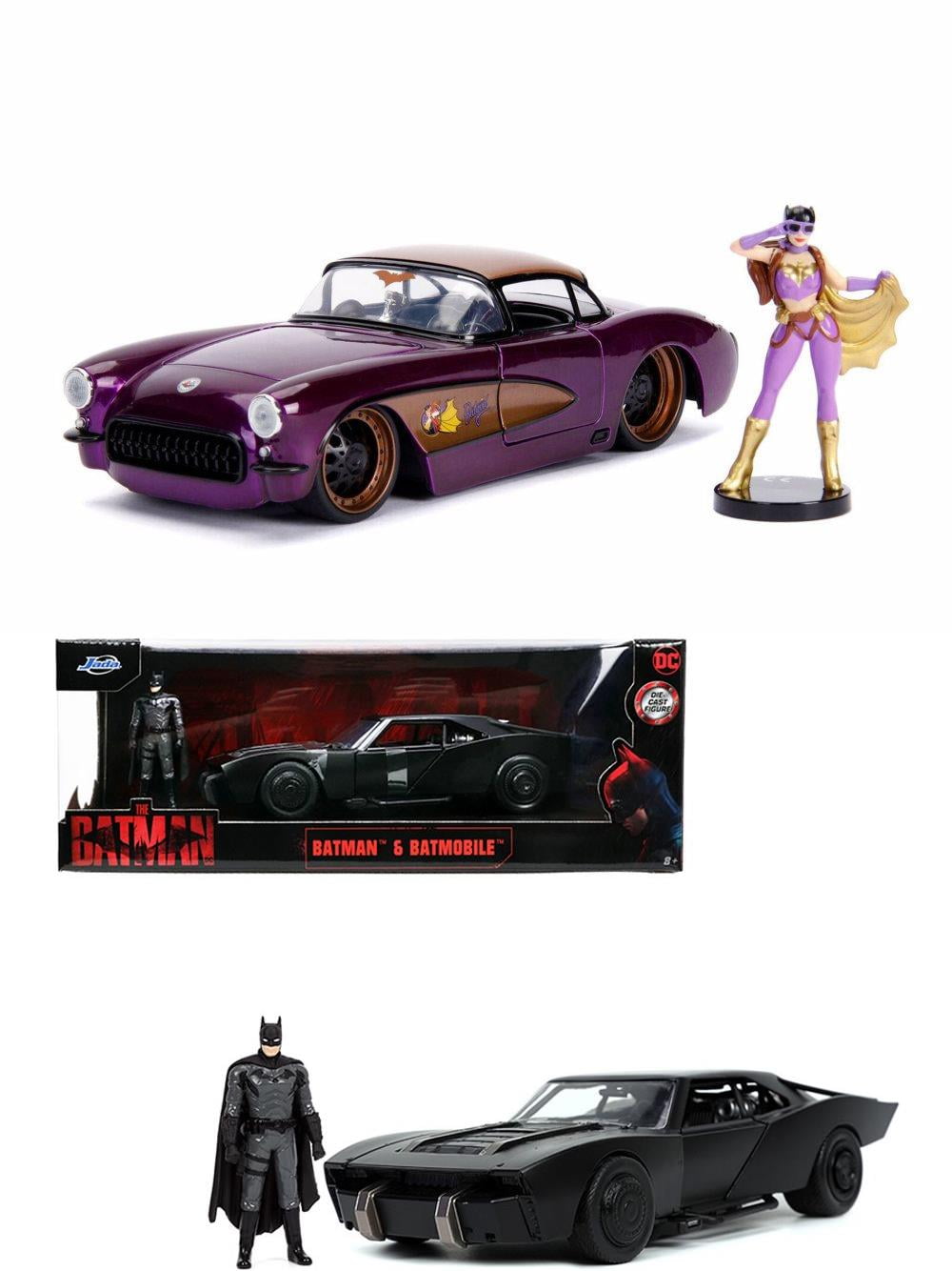 Batgirl & batman Diecast Car Package - Two 1/24 Scale Diecast Model ...