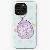 Batgotchi Cute Bat Digital Pet Art iPhone Case 17 16 15 14 13 12 11 Pro ...