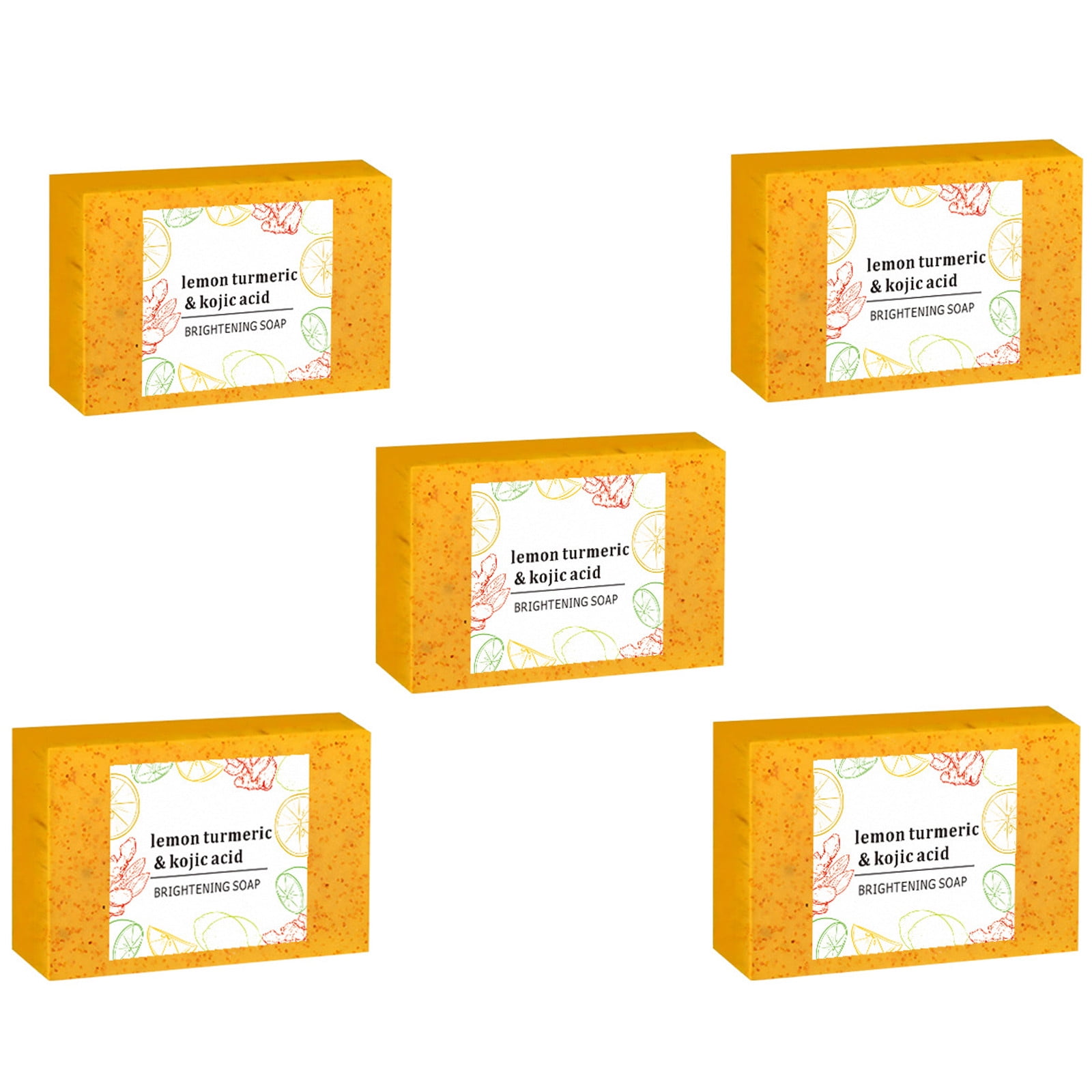 Bath Bar Soap, Face & Body Bar Soap, Soap Lemon Turmeric Soap Tablets ...