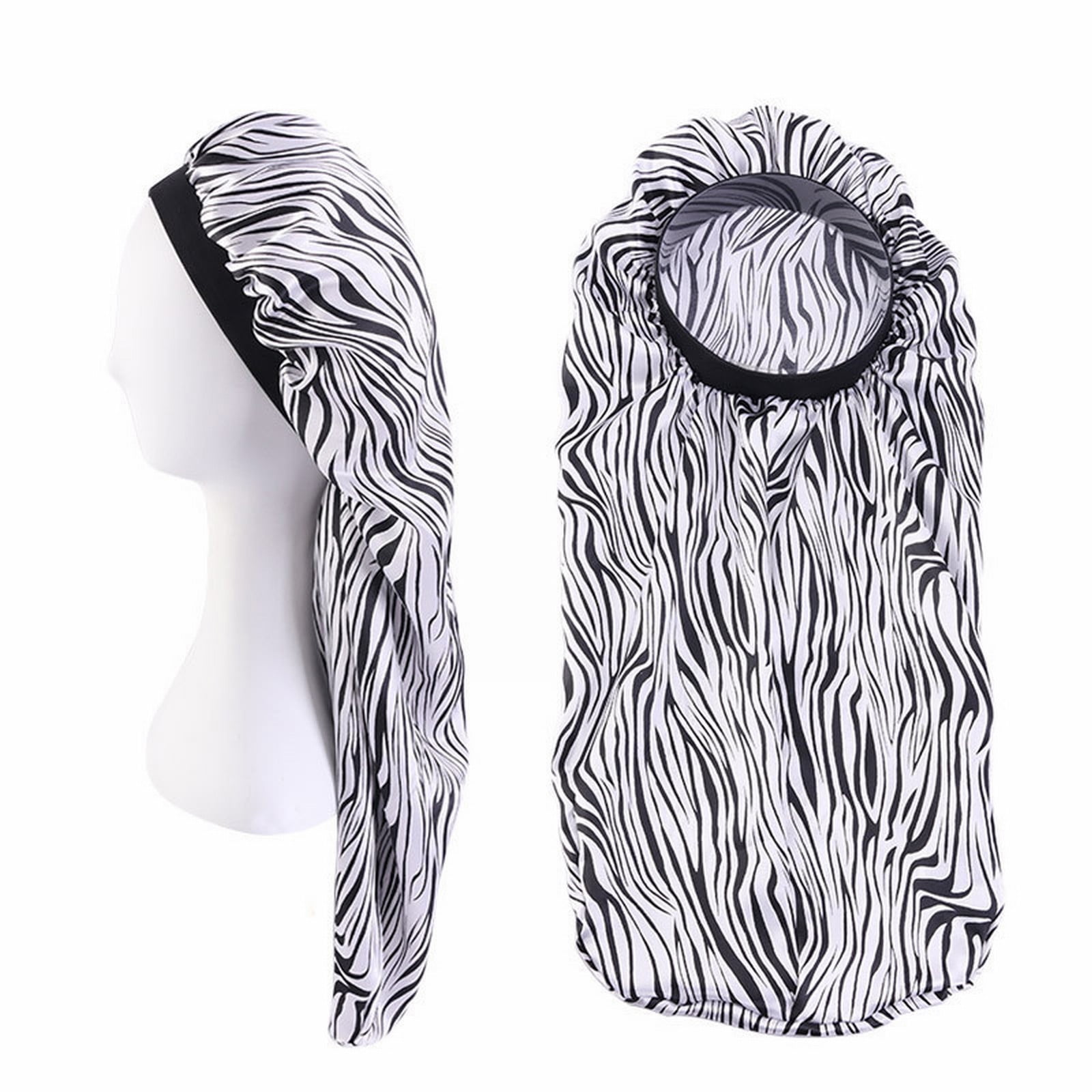 Bath & Bathing Accessories Long Braid Satin Nightcap Hair Care Cap ...