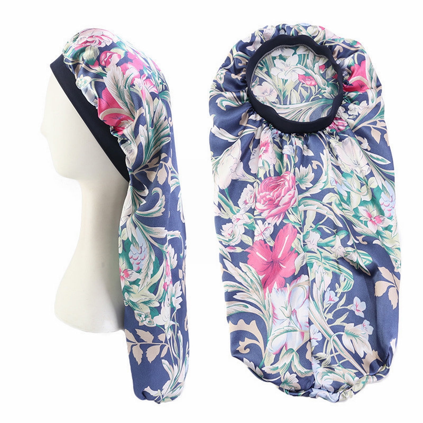Bath & Bathing Accessories Long Braid Satin Nightcap for Curly Hair ...
