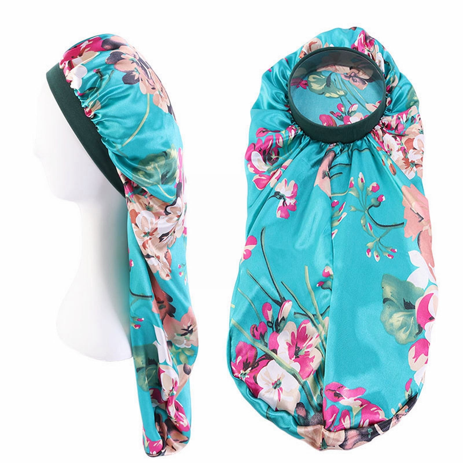 Bath & Bathing Accessories Long Braid Satin Nightcap for Hair Care ...