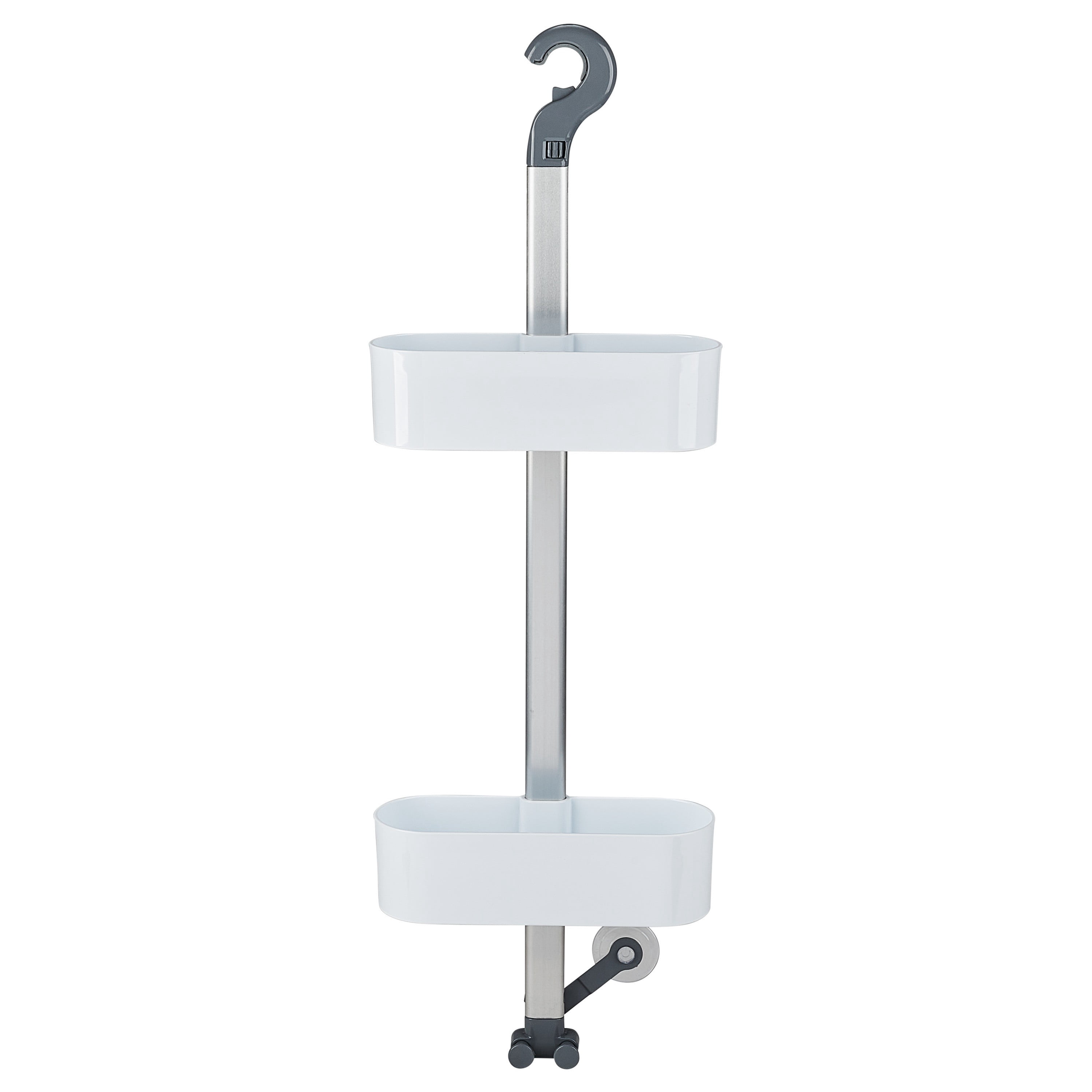 Bath Bliss 2 Tier Shower Caddy White Color Height Adjustable | Corner ...