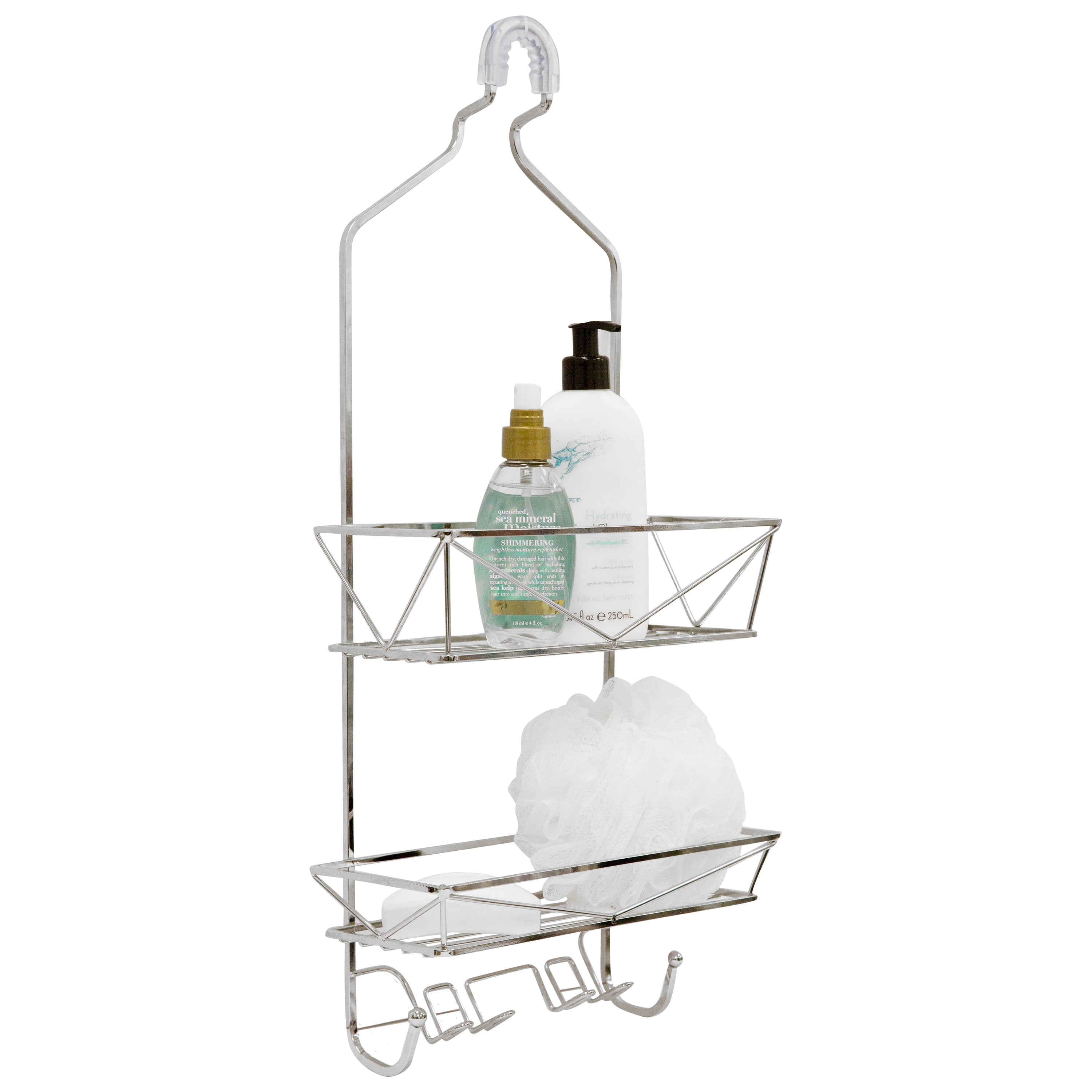 Bath Bliss Geode Shower Caddy with 2 Shelves in Chrome Finish - Walmart.com