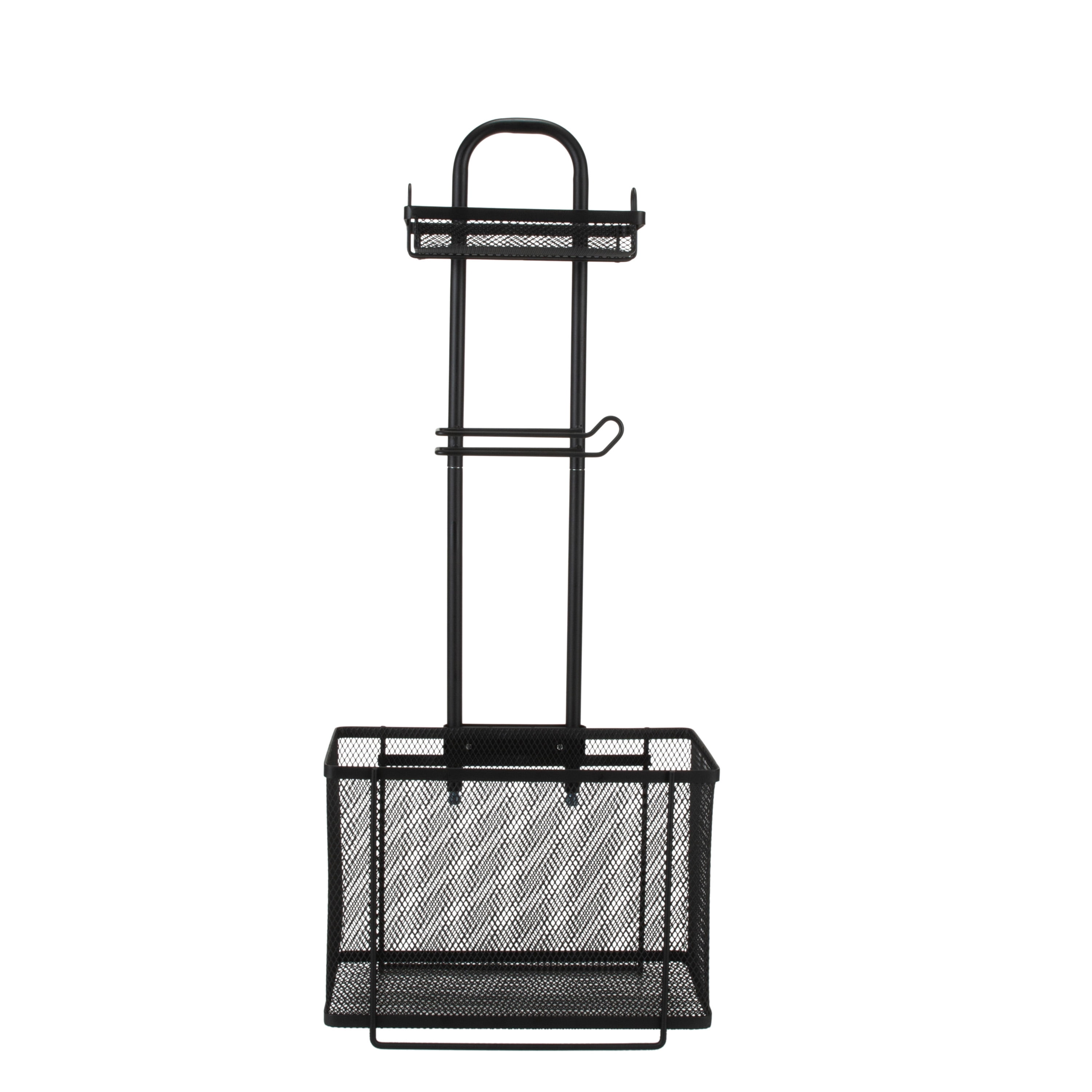 Bath Bliss Mesh Collection Adjustable Three Shelf Bathroom Organizer in ...