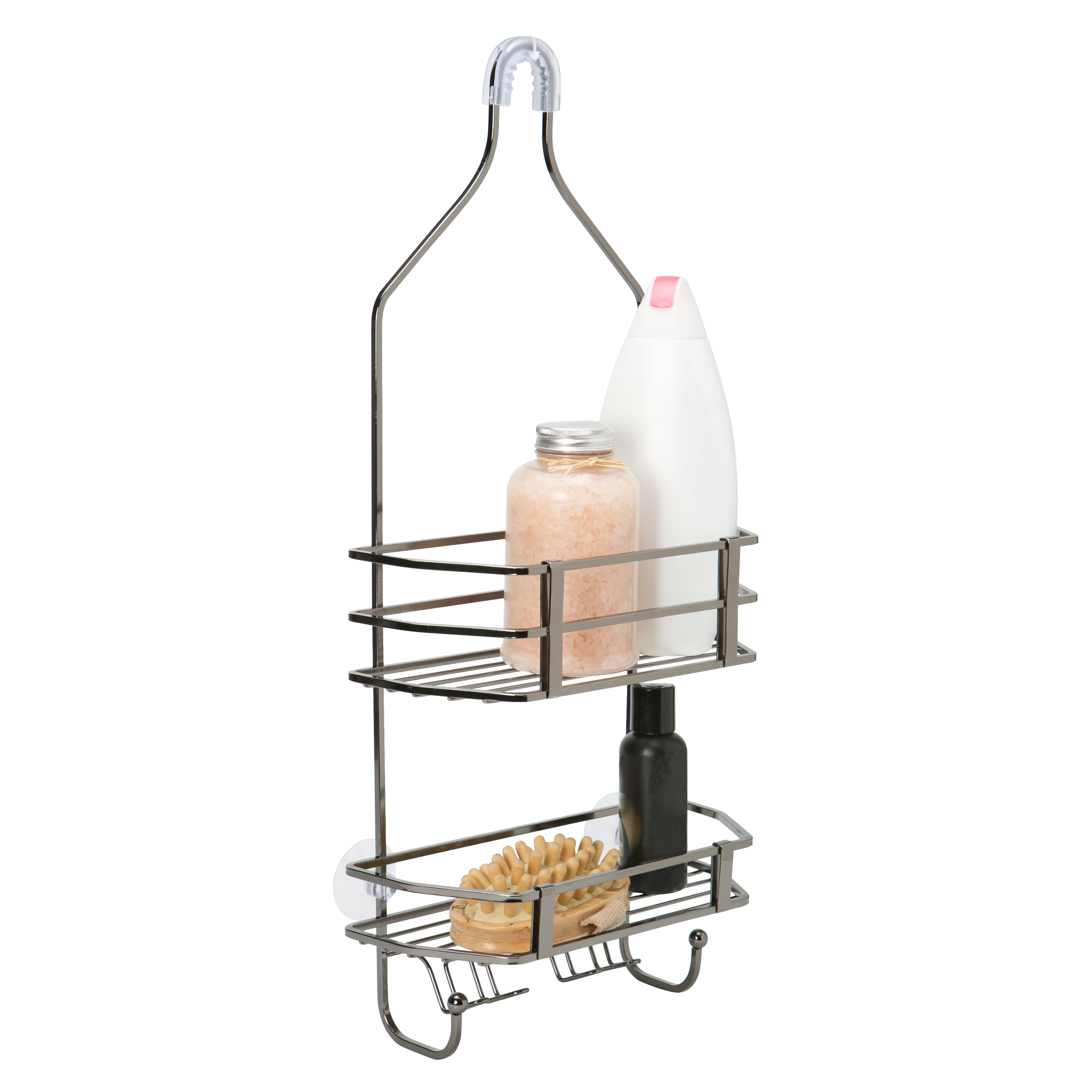 Bath Bliss Moderno Shower Caddy in Onyx - Walmart.com