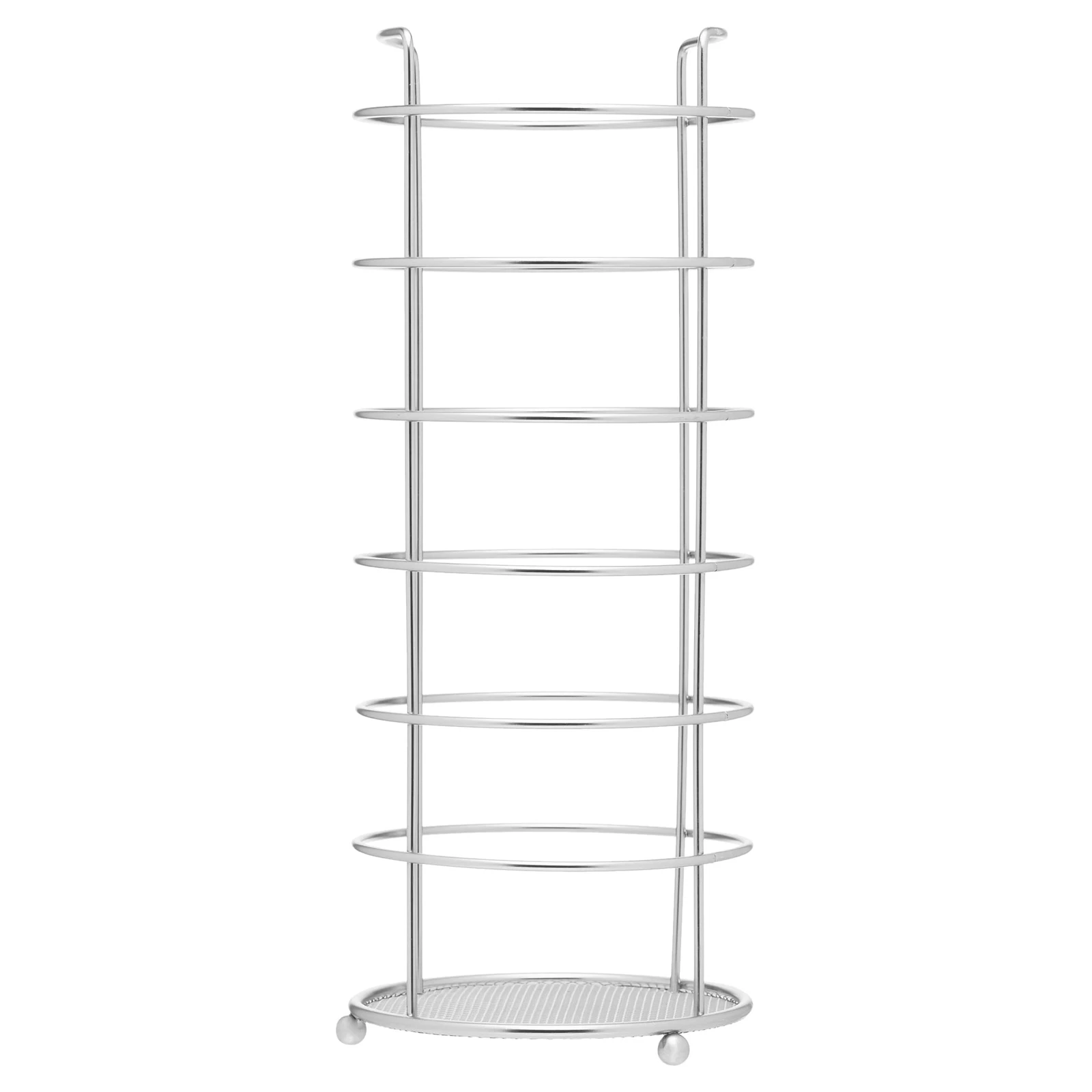 Bath Bliss Toilet Paper Holder In Satin Nickel,5.75" (Round) X 14.5" (H ...