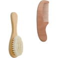 Bath Body Cleaning Brush and Shampoo Brush Set with Wood Comb, Soft ...