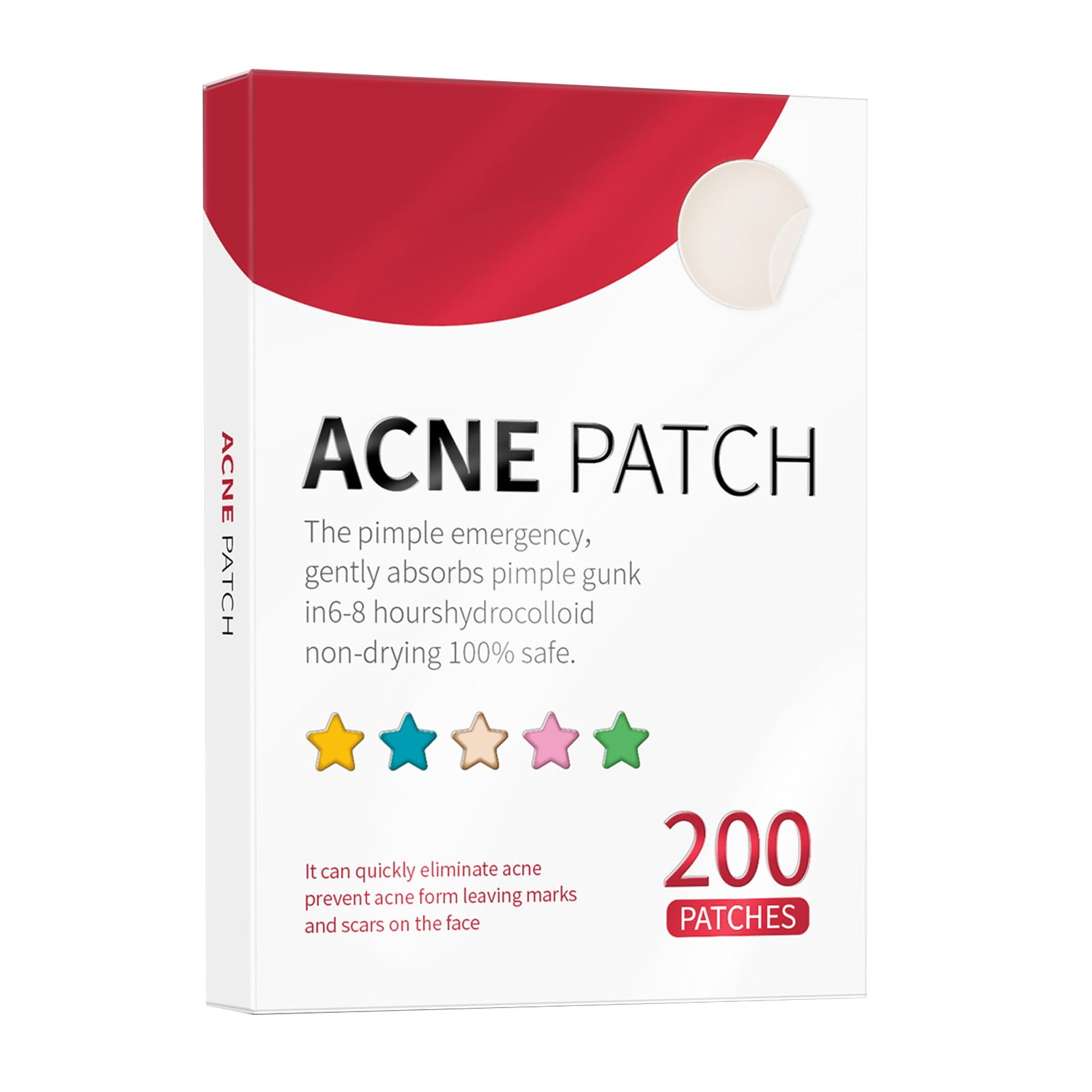 Bath, Body & Massage Oil for Dry Skin,200PC 5 Colors Pimple Patches for ...