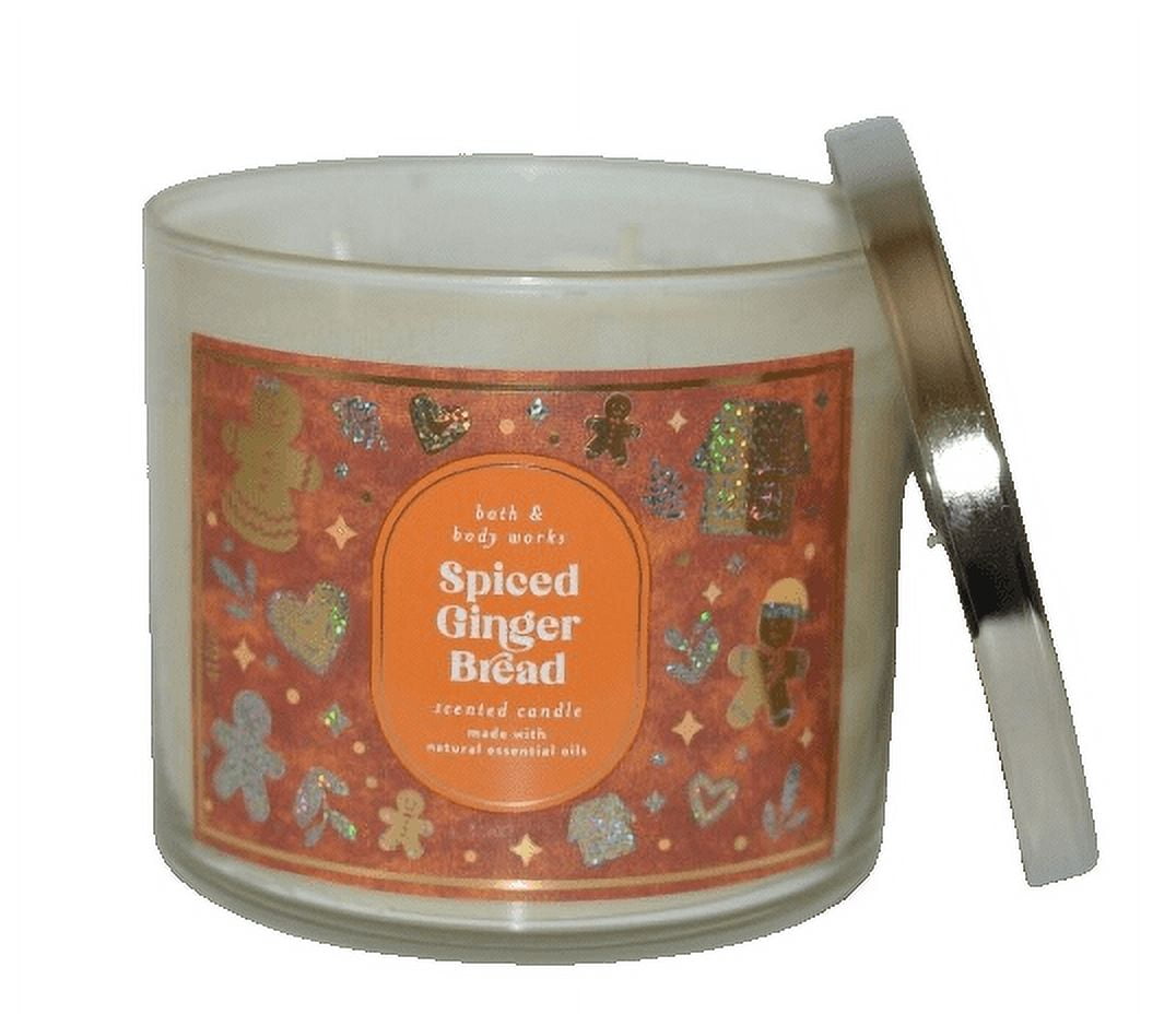 Bath & Body Works 14.5 Oz Spiced Gingerbread Scented 3-Wick Candle, 45 ...