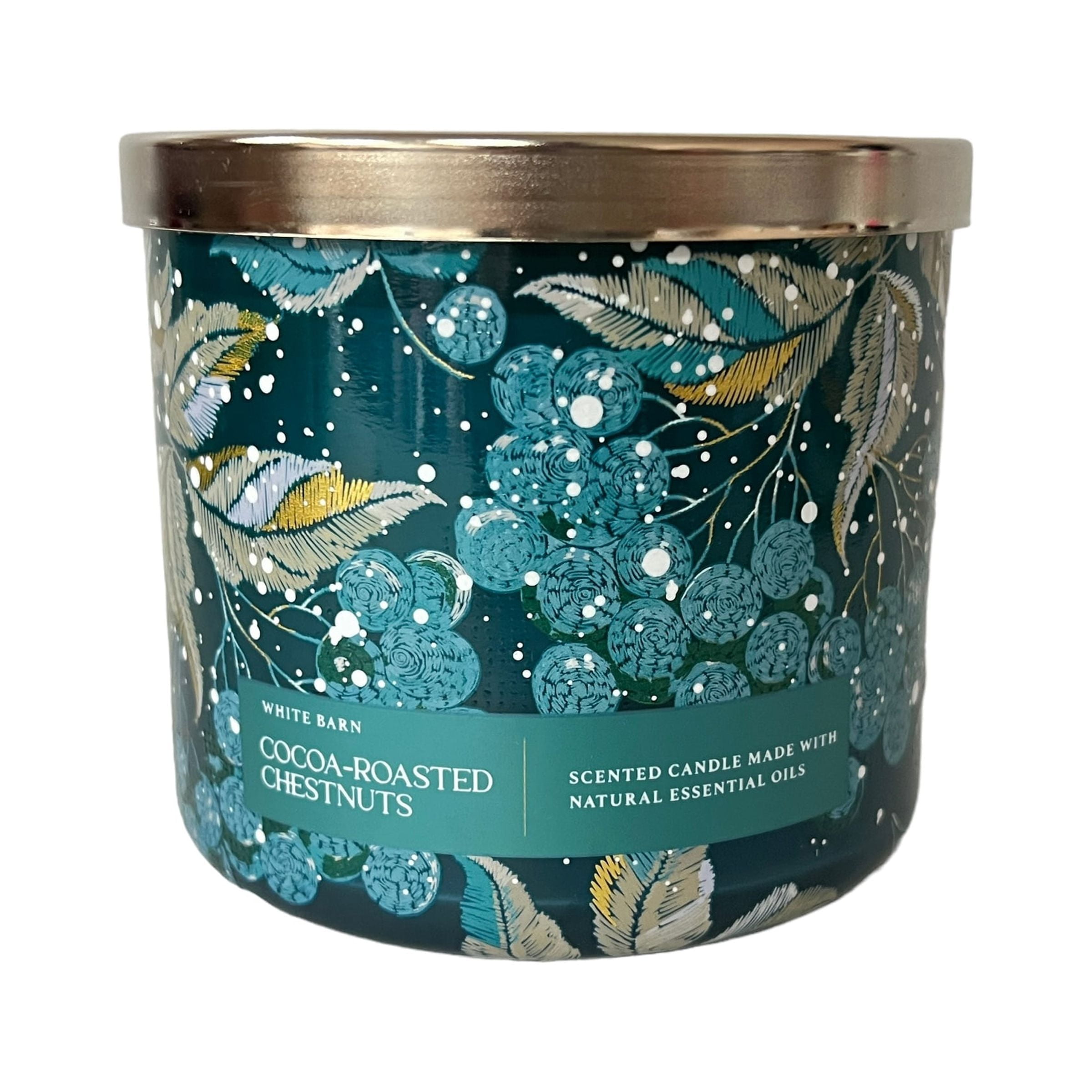 Bath & Body Works 3 Wick Candle Cocoa Roasted Chestnuts 14.5 oz ...