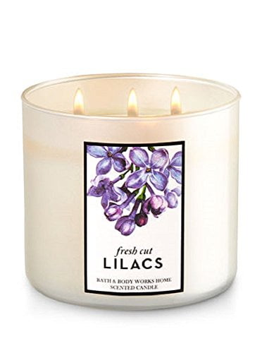 Bath & Body Works 3-Wick Candle in Fresh Cut Lilacs - Walmart.com