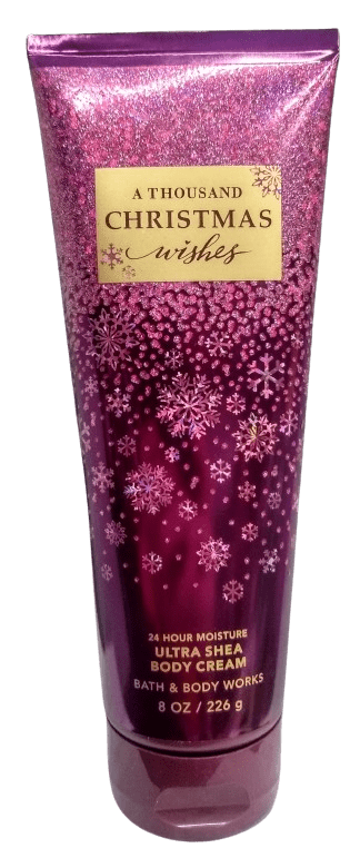 Bath & Body Works A Thousand Christmas Wishes Body Cream, 8 oz ...