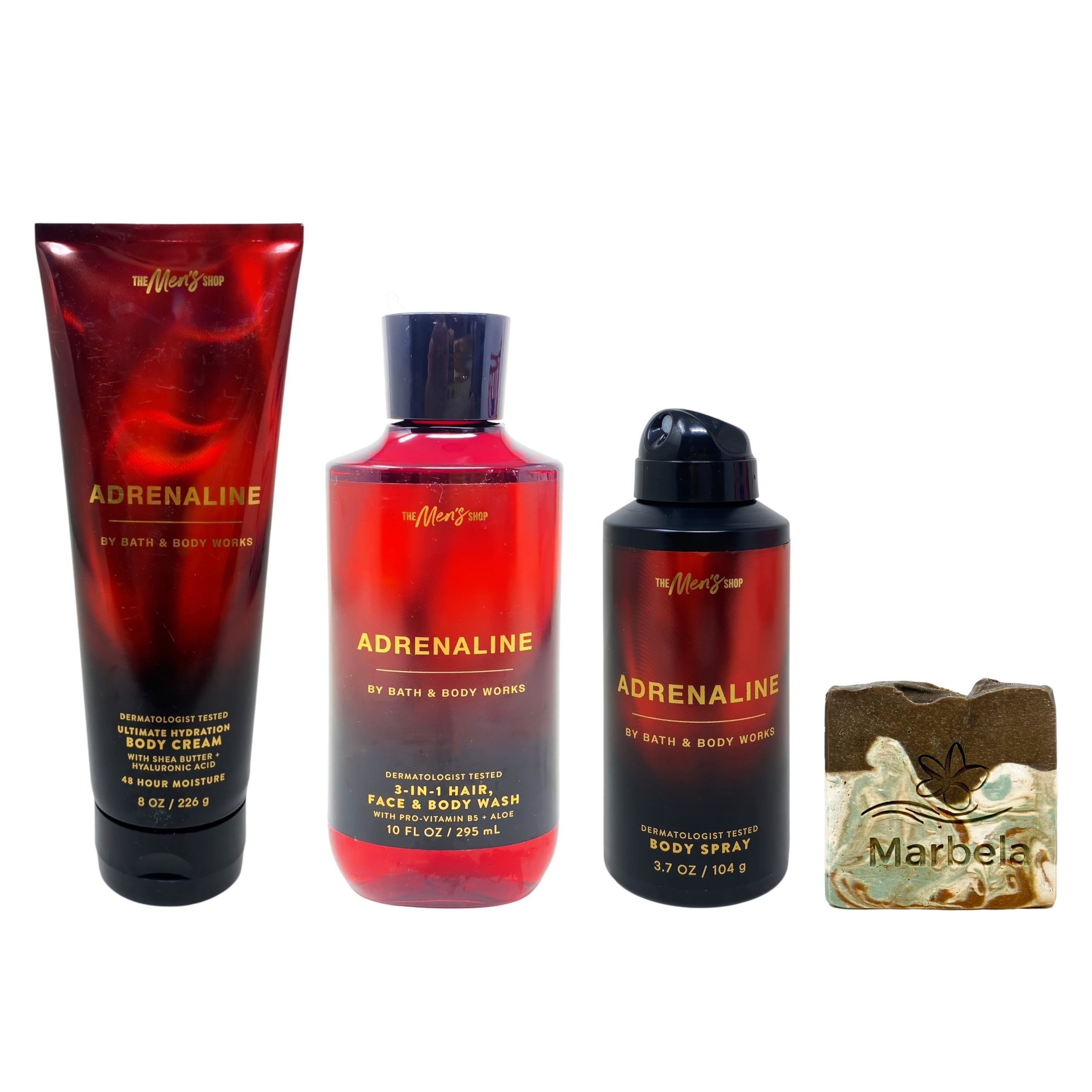 Bath & Body Works Adrenaline Ultimate Hydration Body Cream, 3-In1 Hair ...