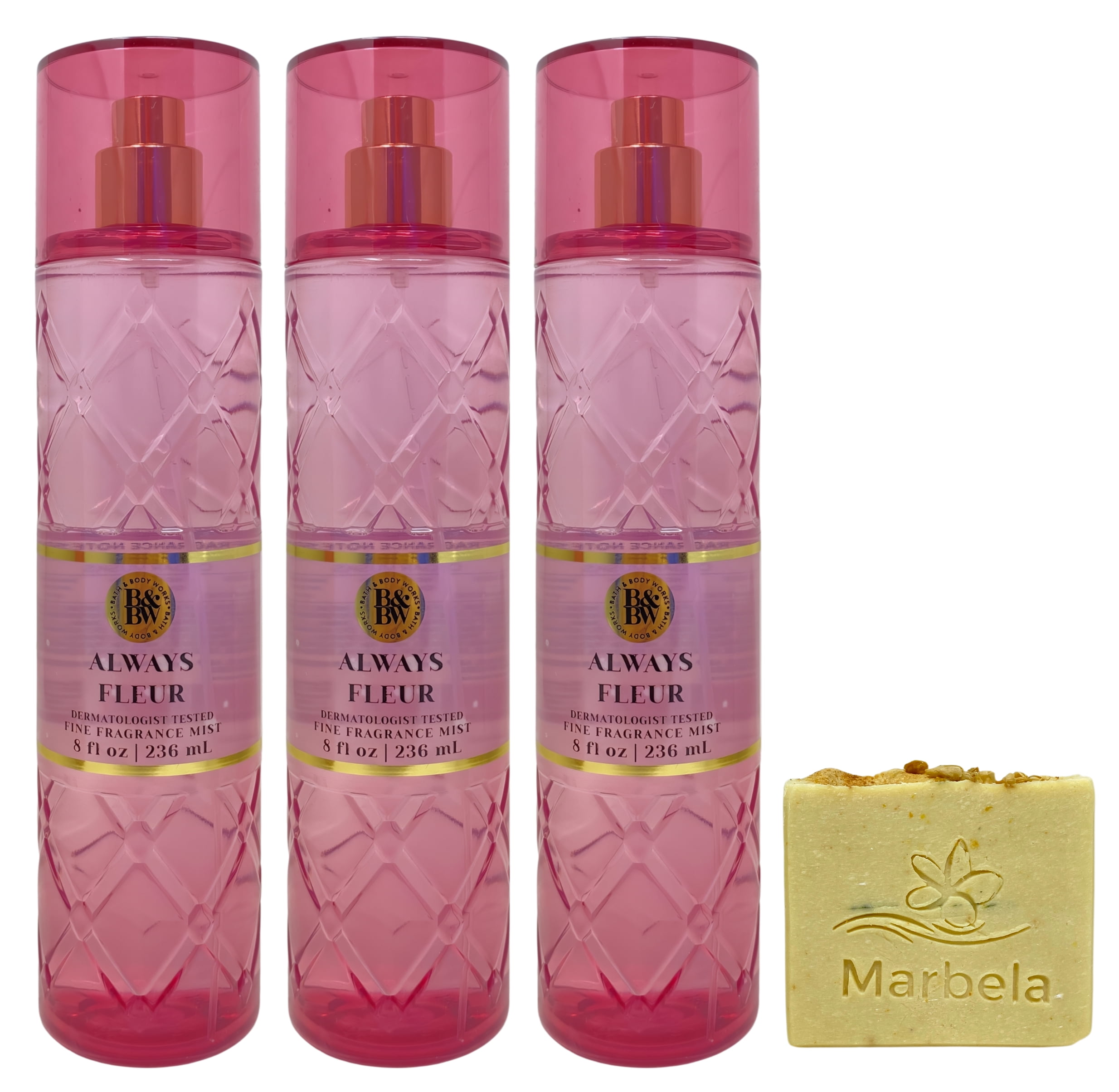 Bath & Body Works Always Fleur 3 Fine Fragrance Mists with a Perfectly ...
