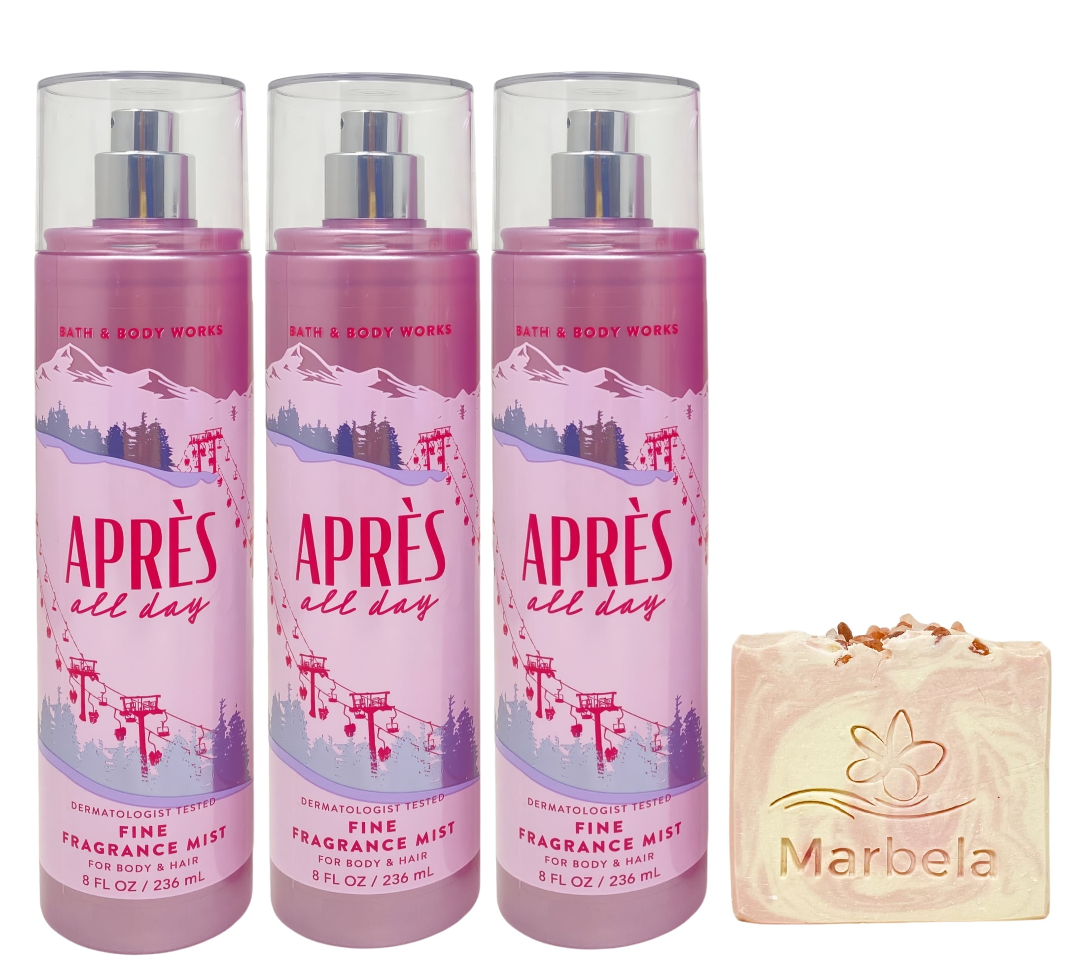 Bath & Body Works Après All Day 3 Fine Fragrance Mists with a Himalayan ...