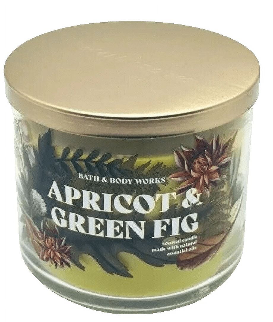 Bath & Body Works Apricot & Green Fig 3 Wick Candle - Walmart.com