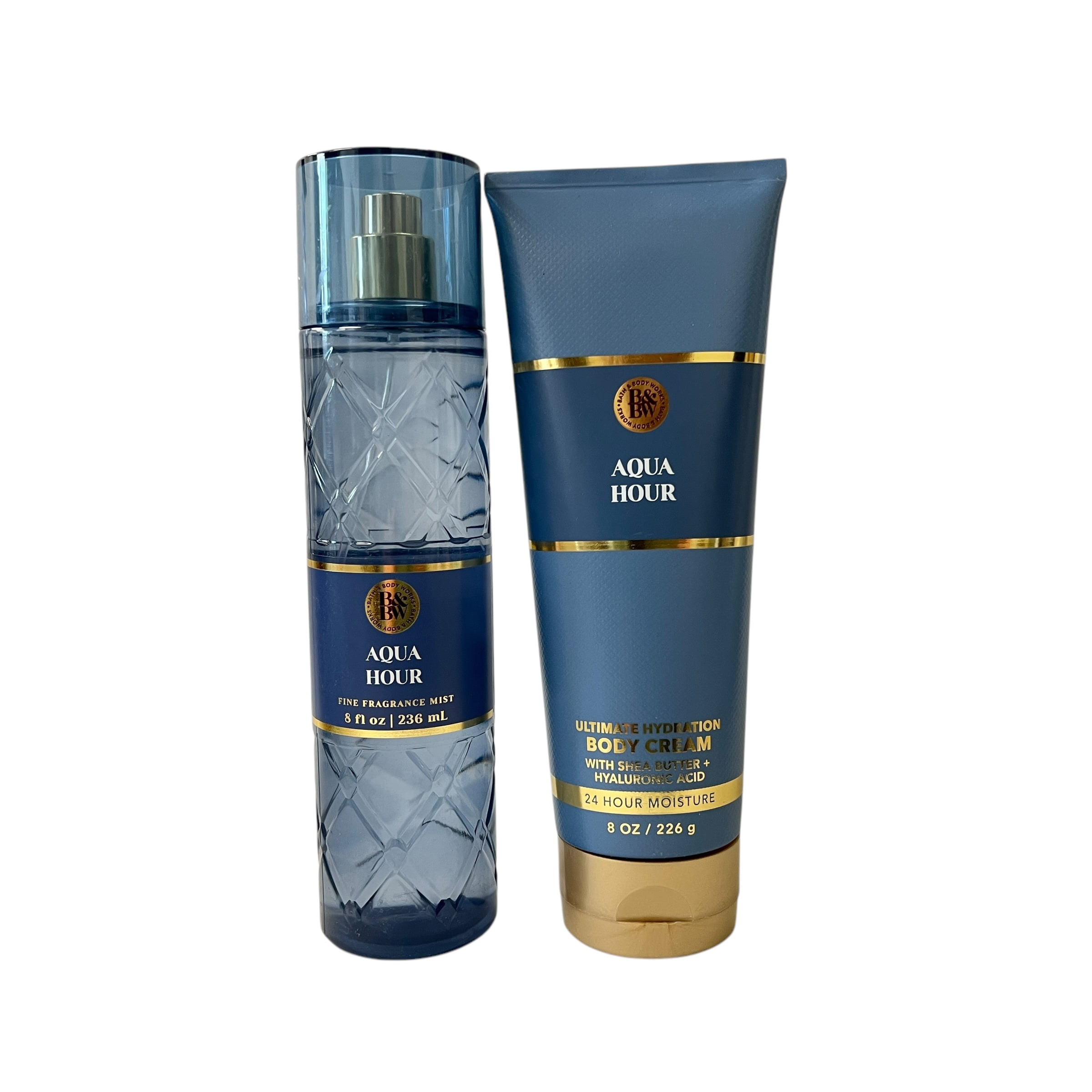 Bath & Body Works Aqua Hour Mist & Body Cream Set - Walmart.com