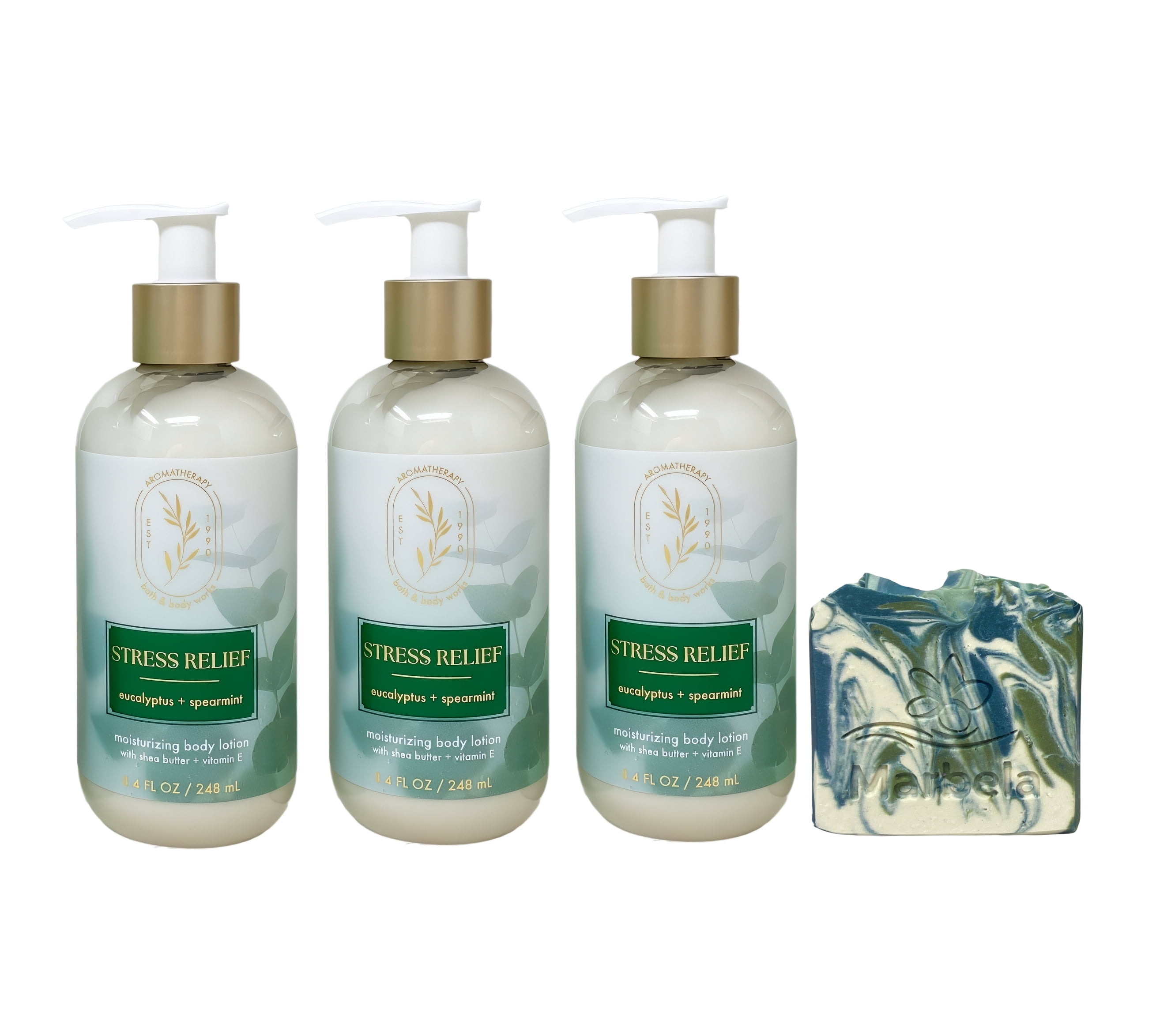 Bath & Body Works Aromatherapy Stress Relief Eucalyptus Spearmint 3 ...