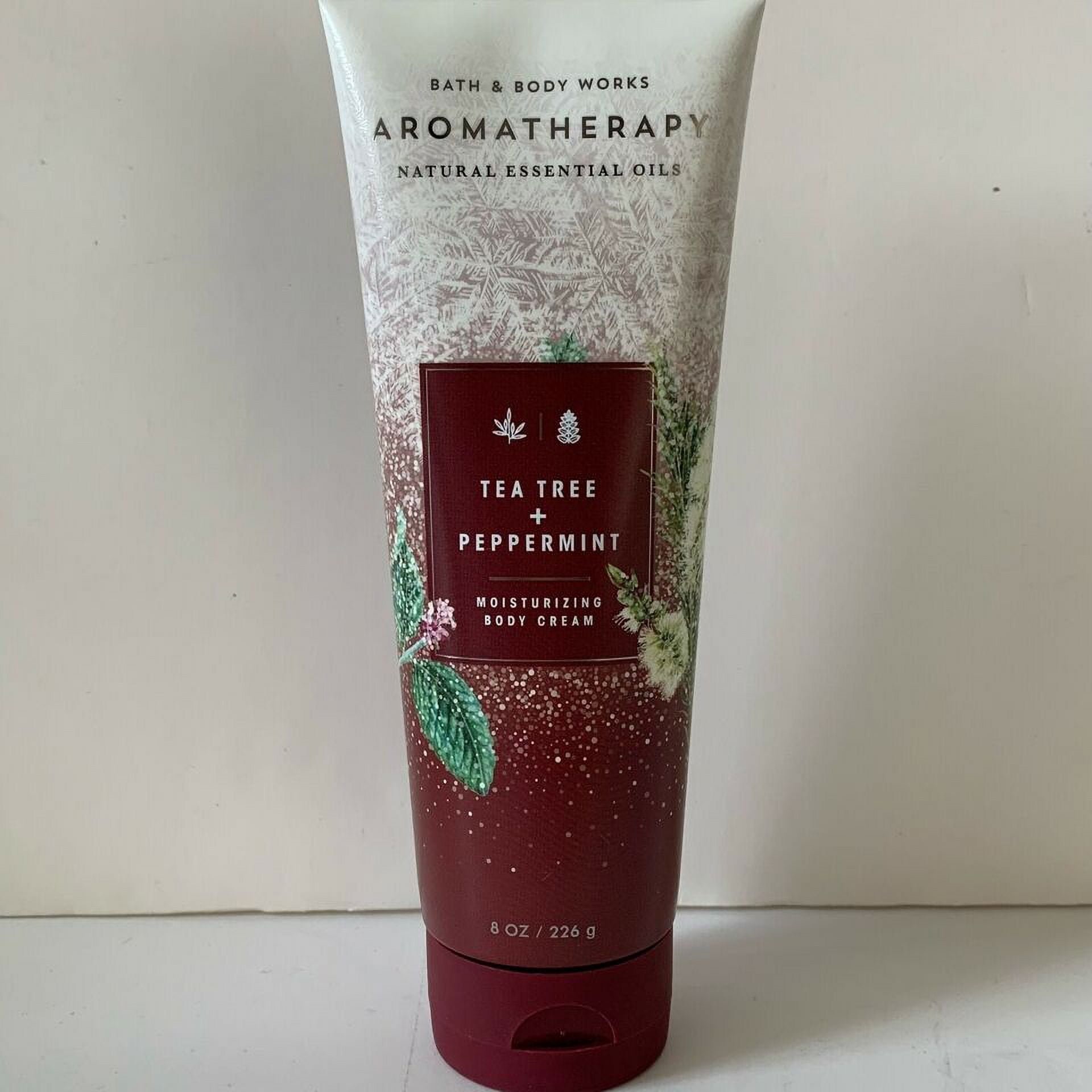 Bath & Body Works Aromatherapy Tea Tree + Peppermint Body Cream 8 oz ...