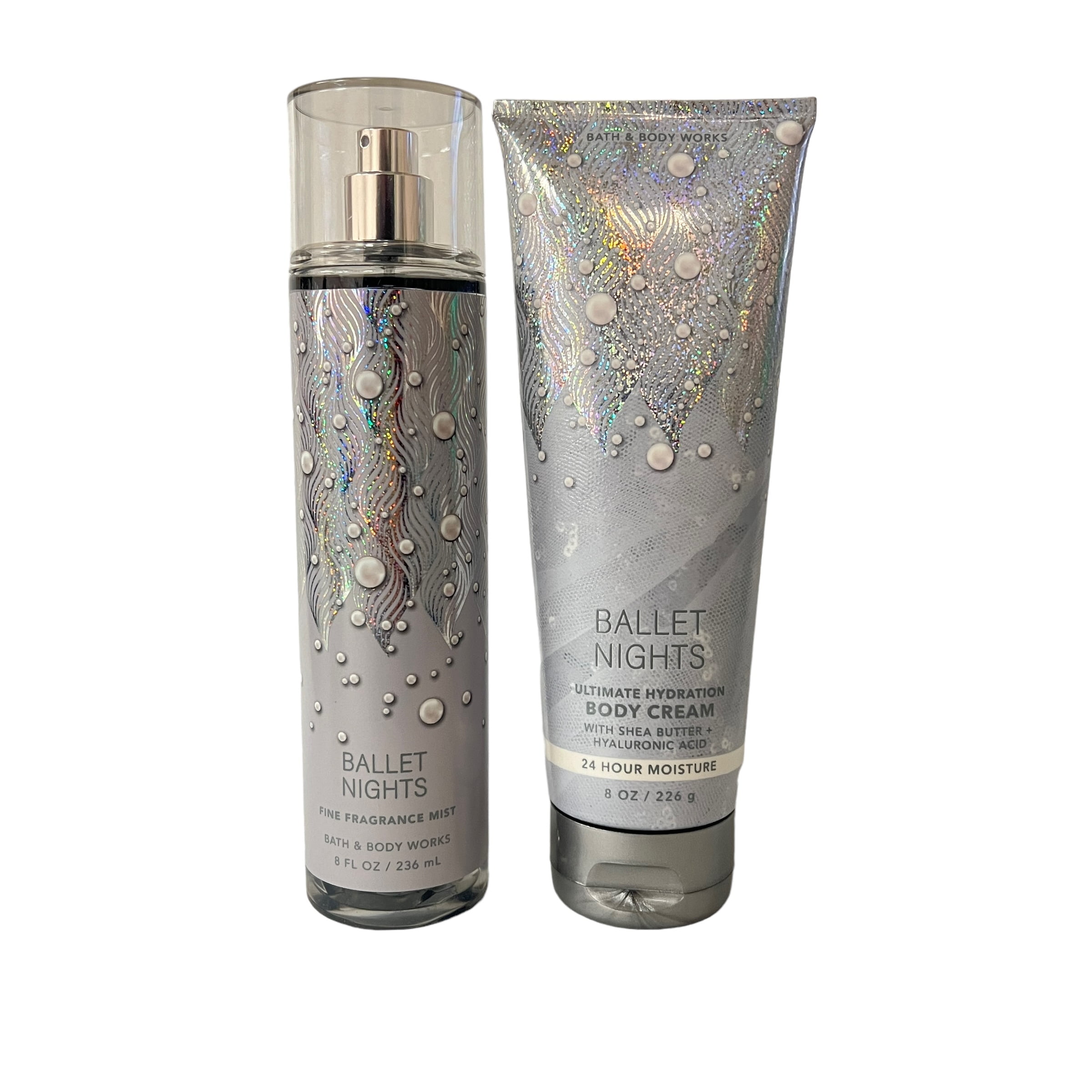 Bath & Body Works Ballet Nights Fragrance Mist & Body Cream Set ...