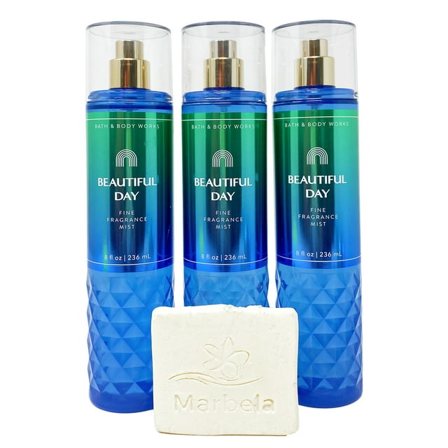 Bath & Body Works Beautiful Day - 3 Pack Of Fine Fragrance Mist With a ...