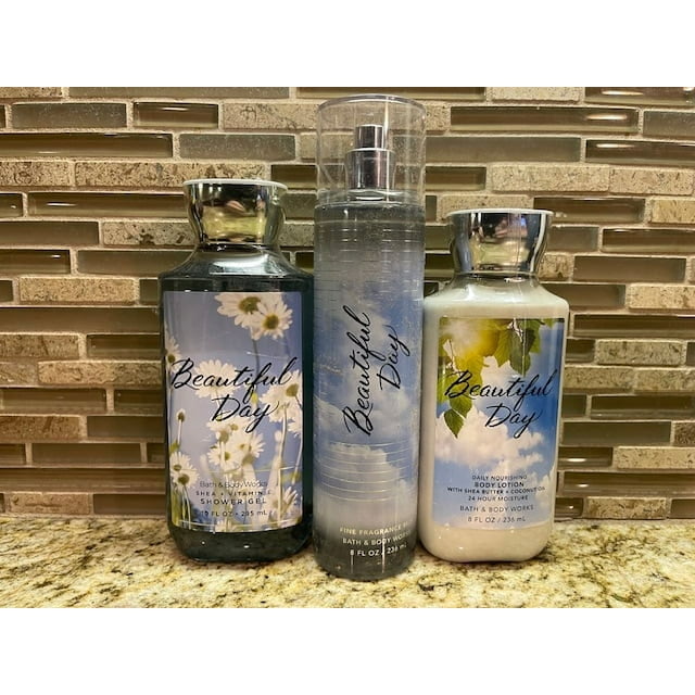 Bath & Body Works Beautiful Day Body Lotion, Shower Gel and Fragrance ...
