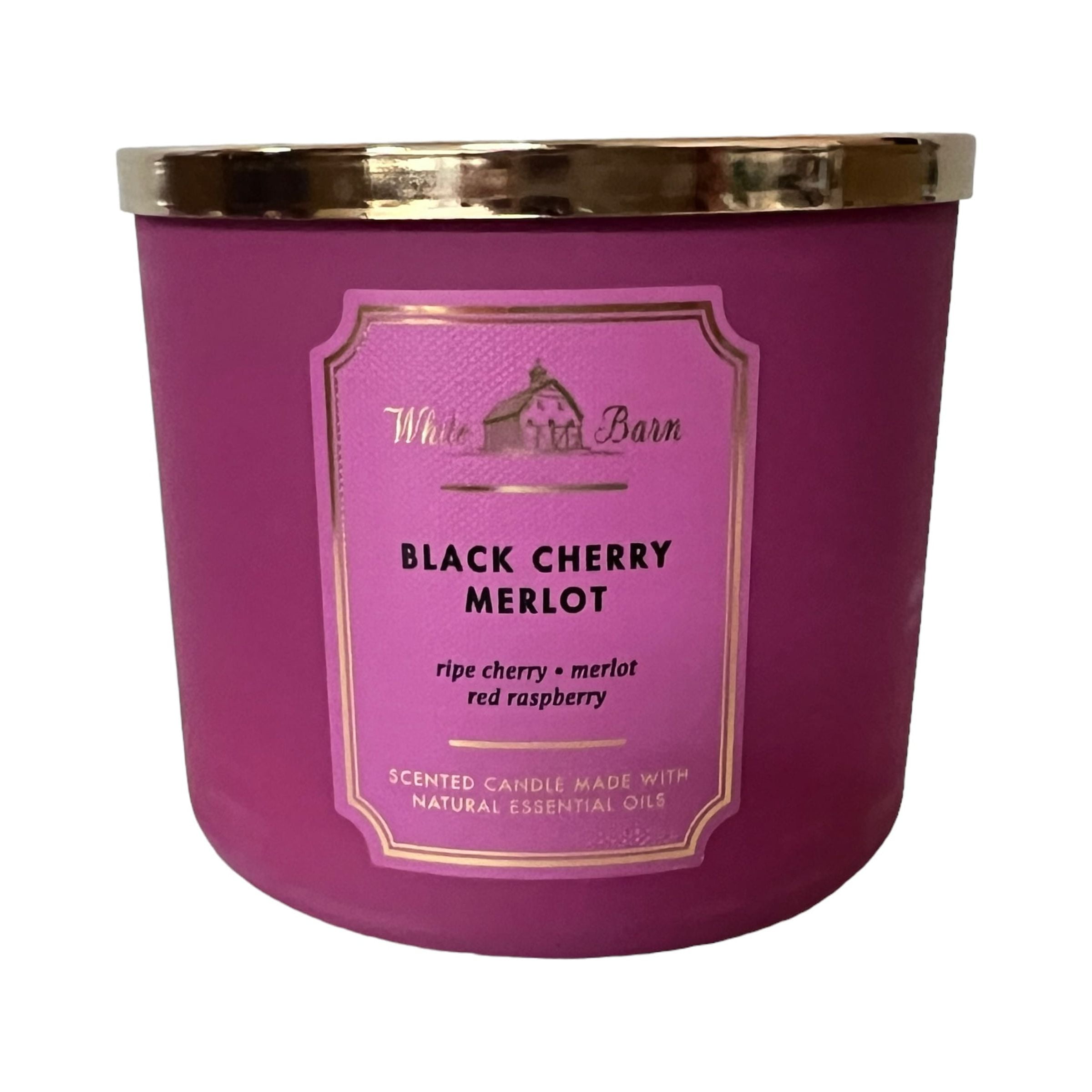 Bath & Body Works Black Cherry Merlot Scented 3 Wick Candle 14.5 oz ...