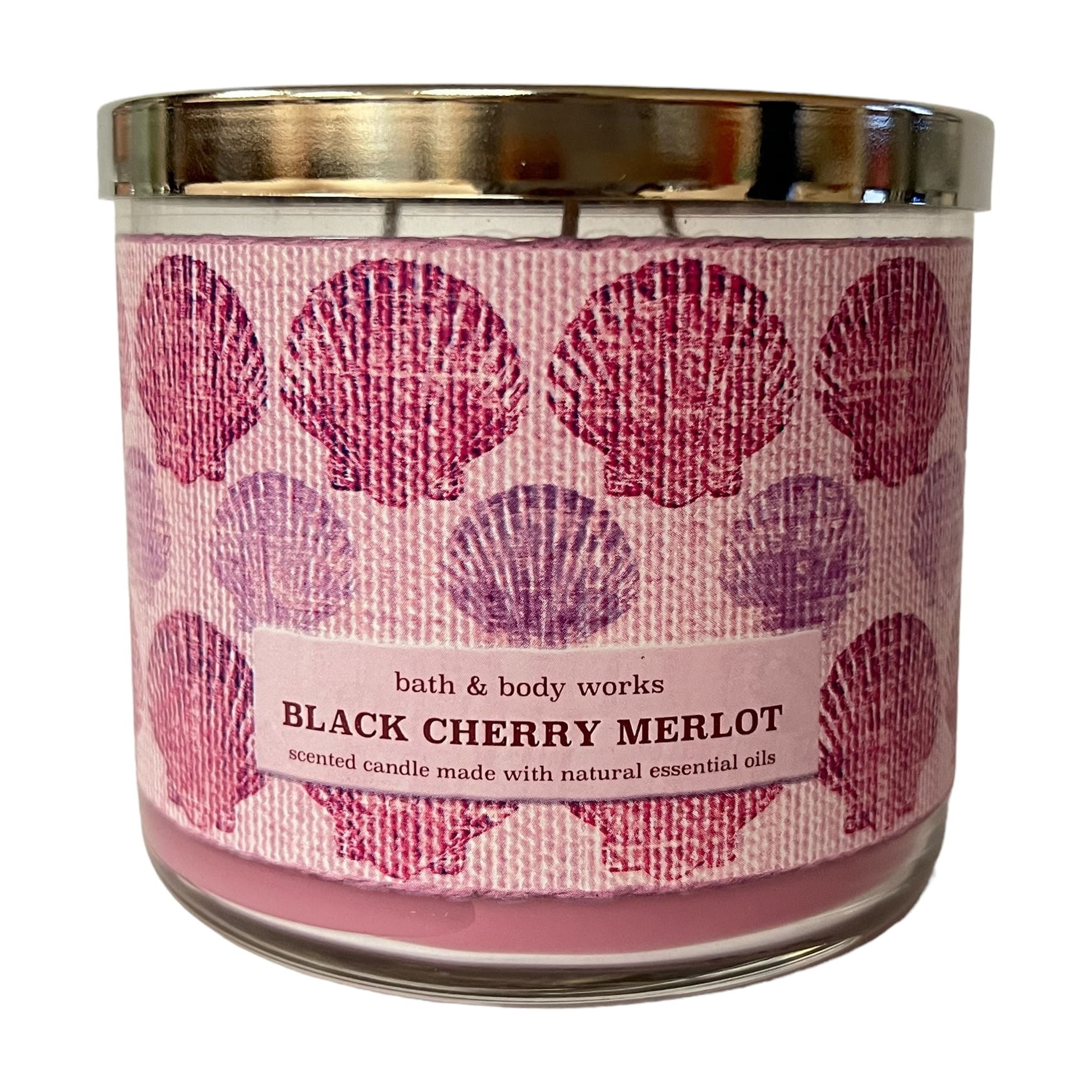 Bath & Body Works Black Cherry Merlot Scented 3 Wick Candle 14.5 oz ...