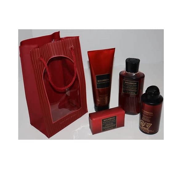 Bath & Body Works Bourbon Men’s Shop Collection – Gift Bag Set Body ...