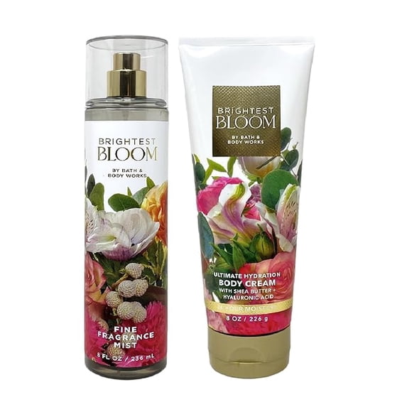 Bath & Body Works Brightest Bloom Mist and Cream Set - Walmart.com