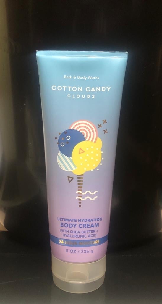 Bath & Body Works COTTON CANDY CLOUDS Ultimate Hydration Body Cream 8oz ...