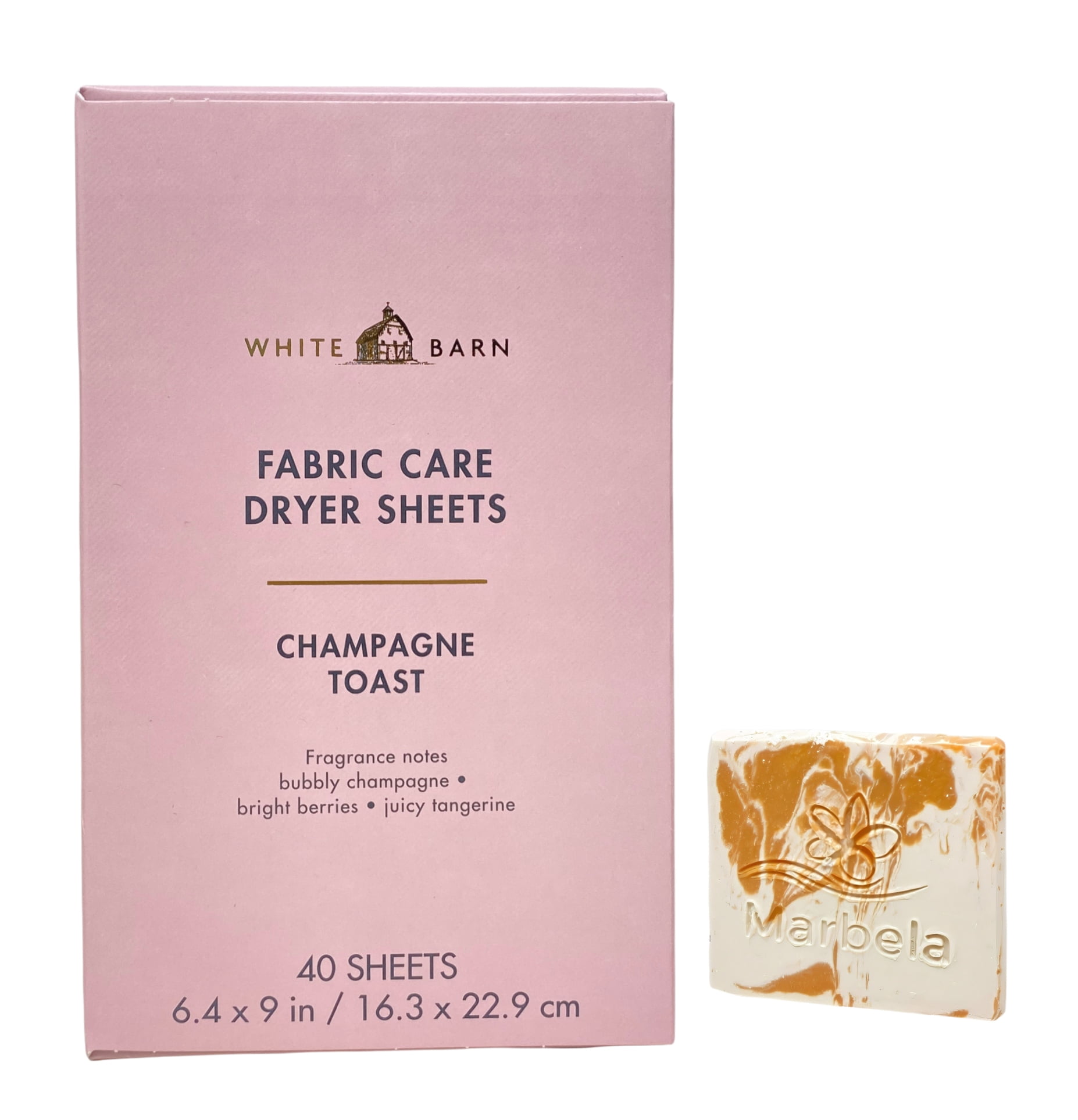 Bath & Body Works Champagne Toast Fabric Care Dryer Sheets - Box of 40 ...