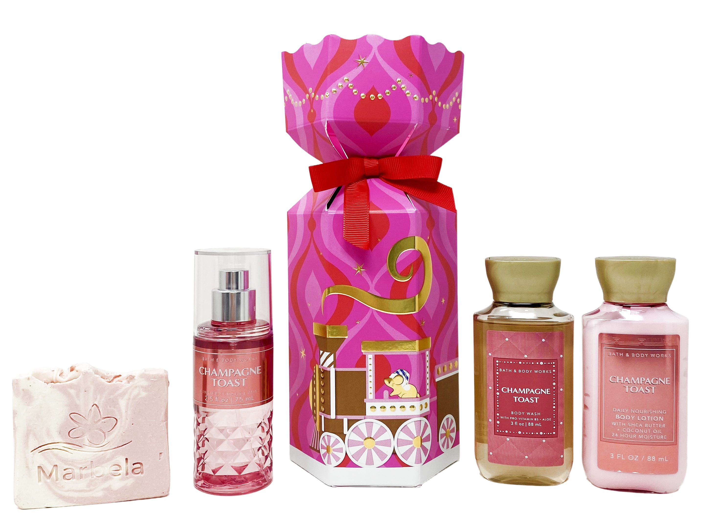 Bath And Body Works Champagne Toast Mini T Set Fine Fragrance Mist