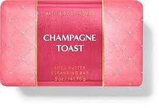 Bath & Body Works Champagne Toast Shea Butter Cleansing Bar 5 oz ...