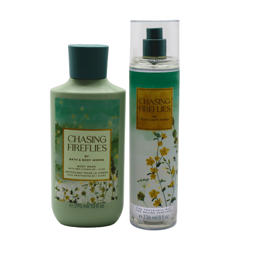 Bath & Body Works Chasing Fireflies Fine Fragrance Mist & Body Wash 2 ...