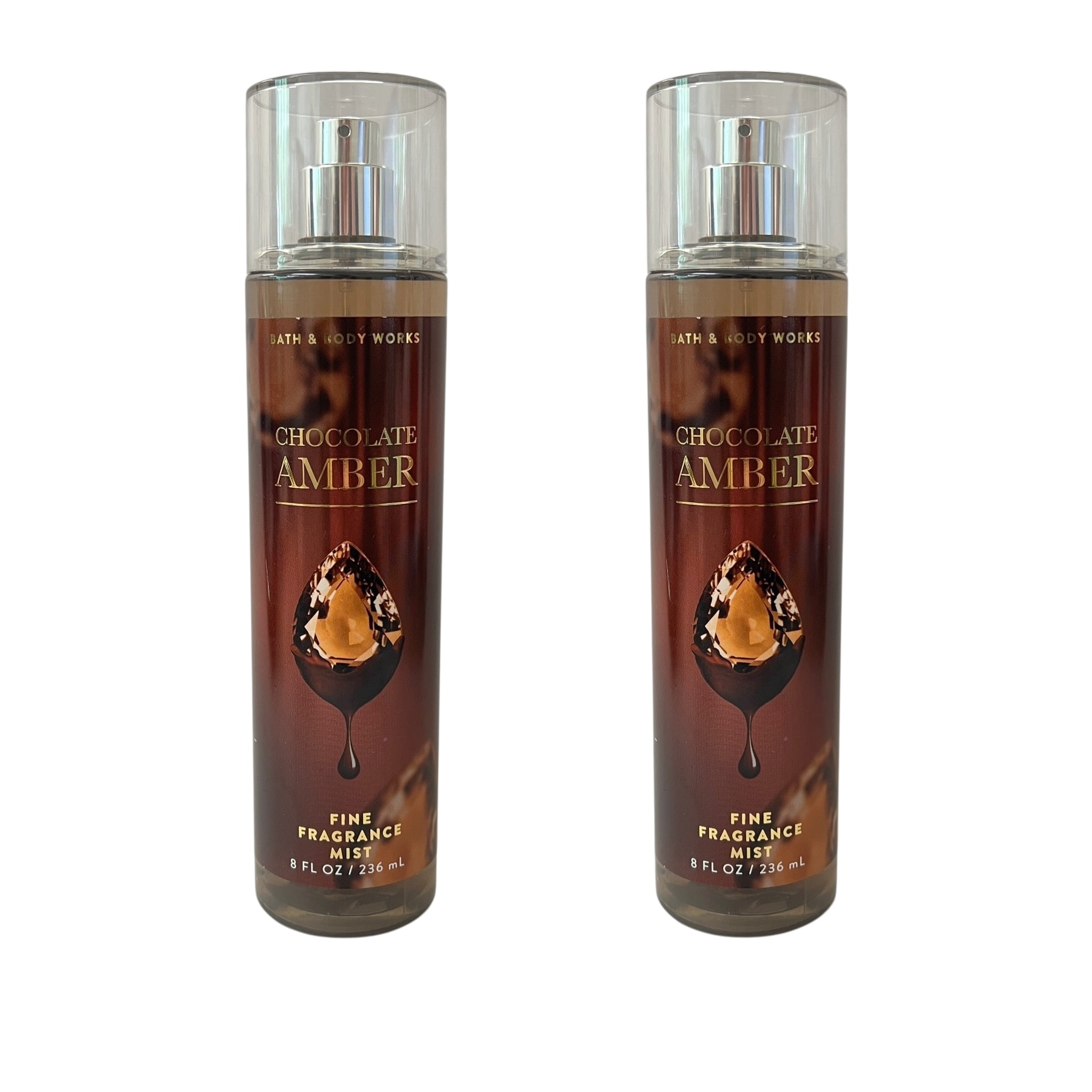Bath & Body Works Chocolate Amber Mist 8 fl oz 2 Pack - Walmart.com